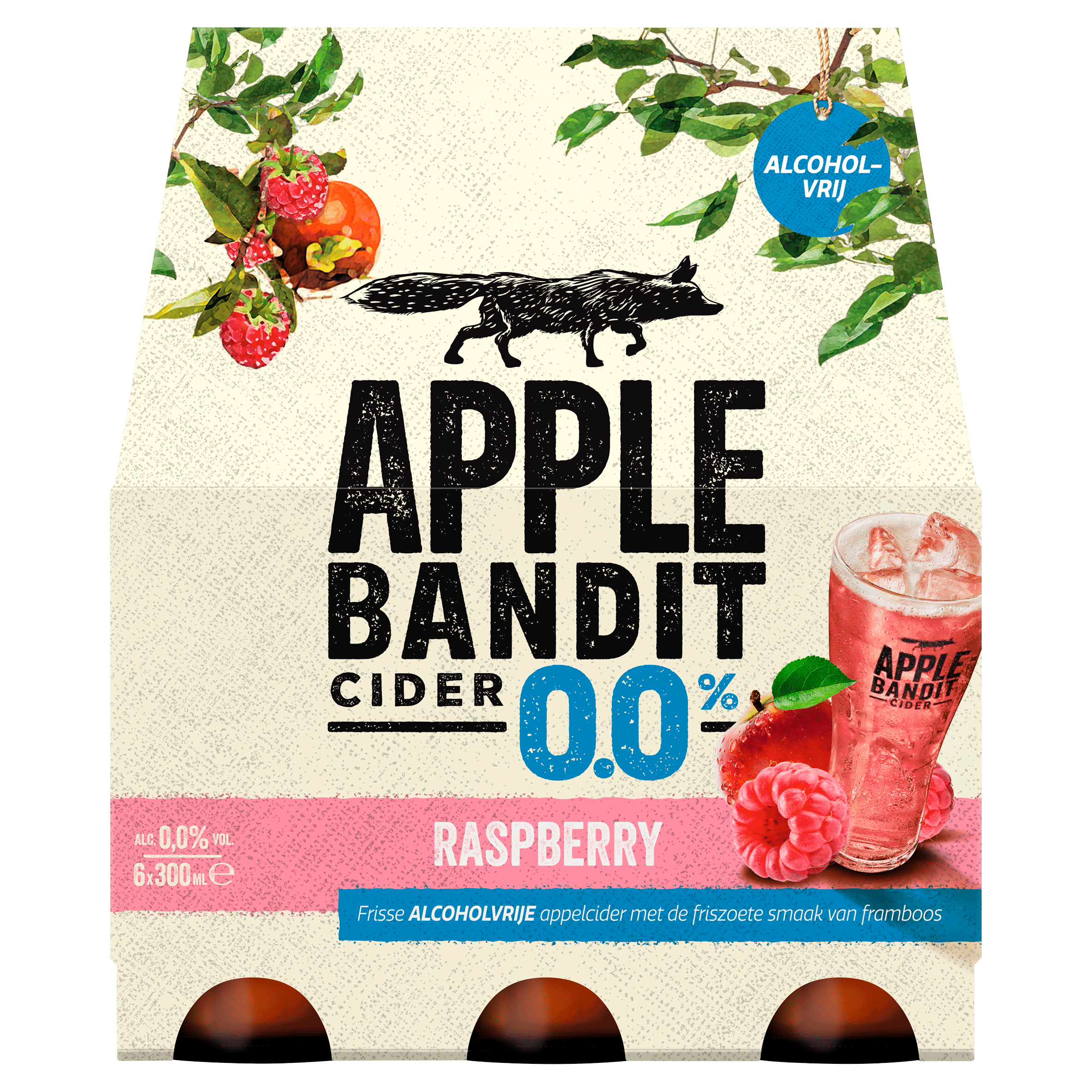 Apple Bandit Raspberry 0.0 cider Per Set 1800 ml