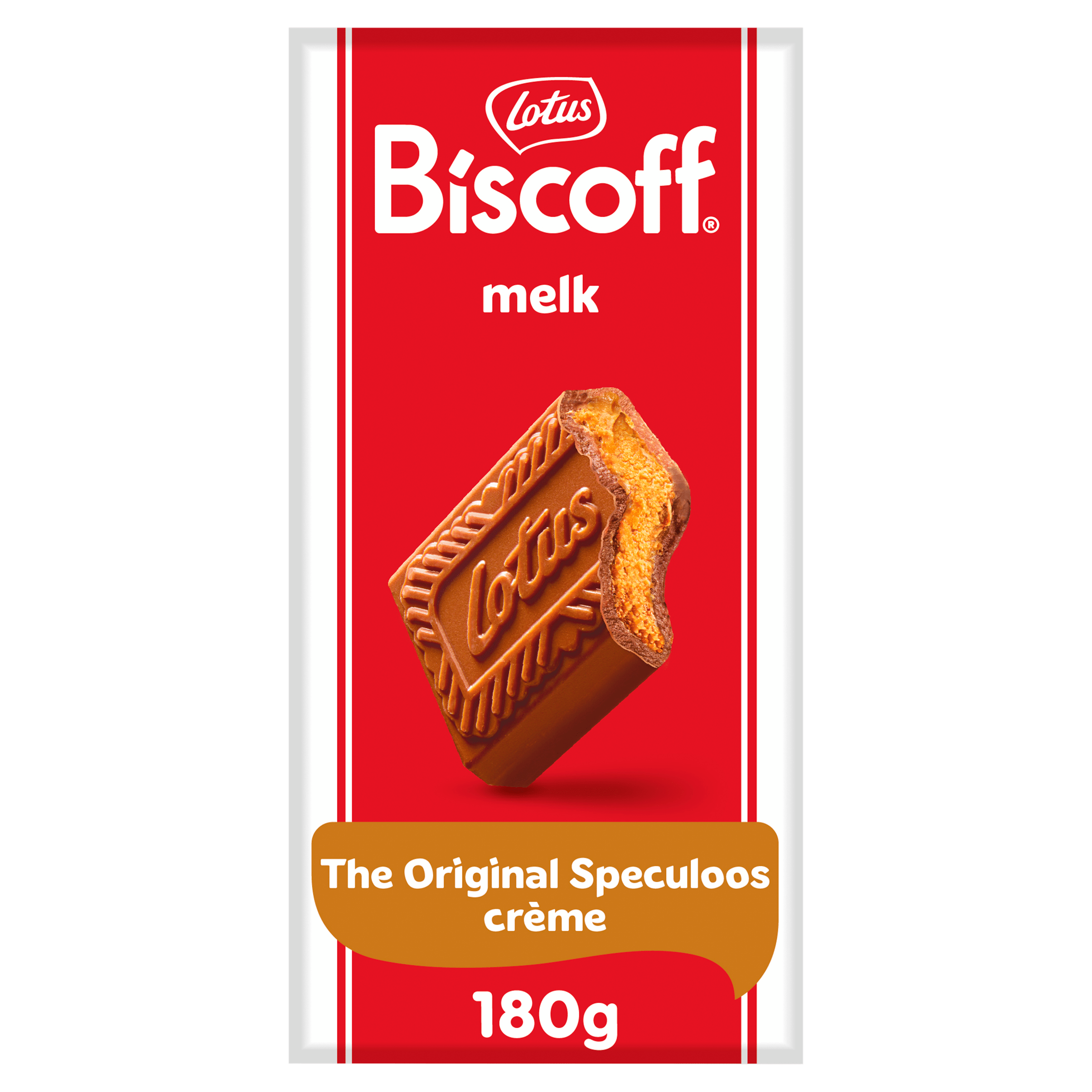 Lotus Melkchocolade met speculoosvulling Per Wikkel 180 g