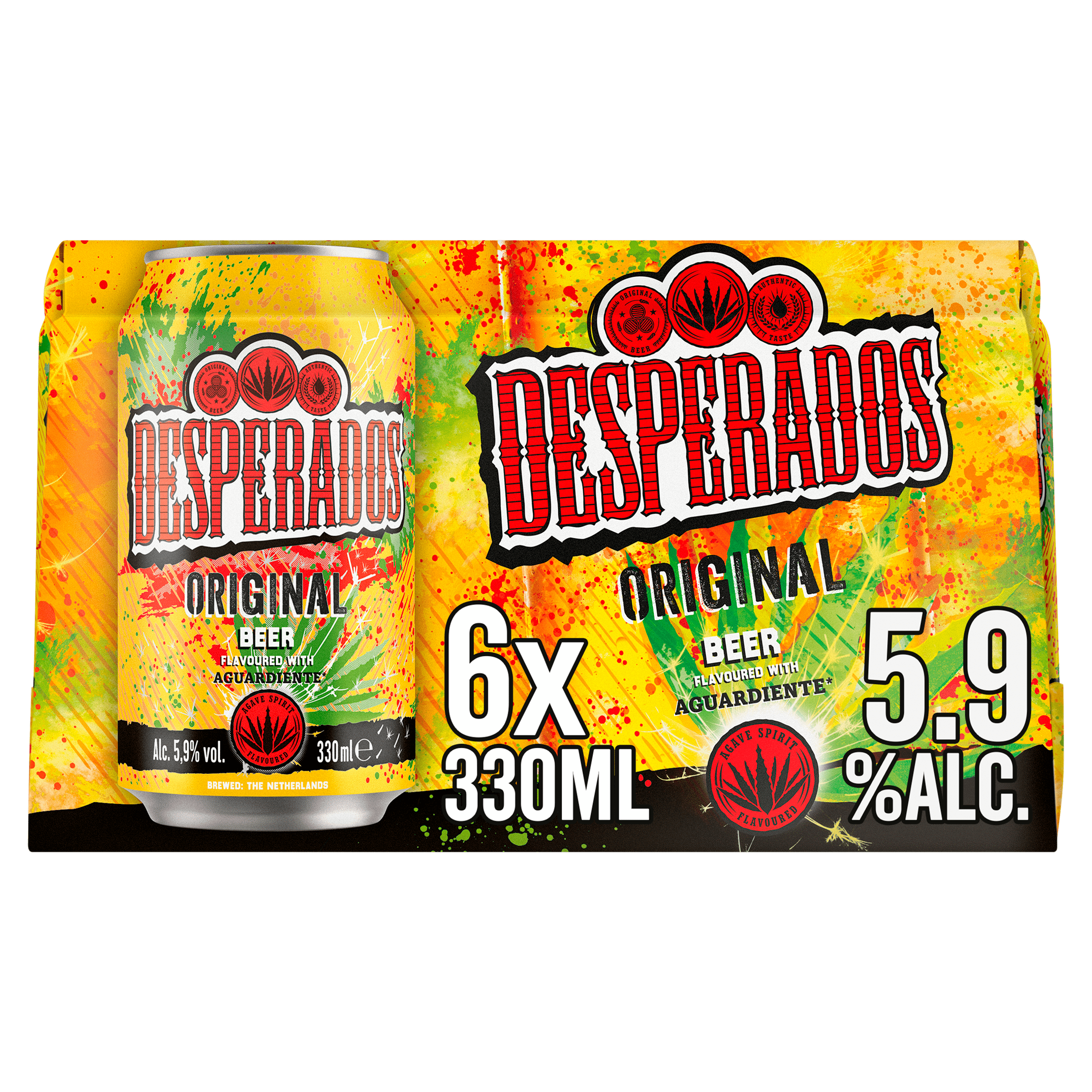 Desperados Original bier blik Per Set 1980 ml