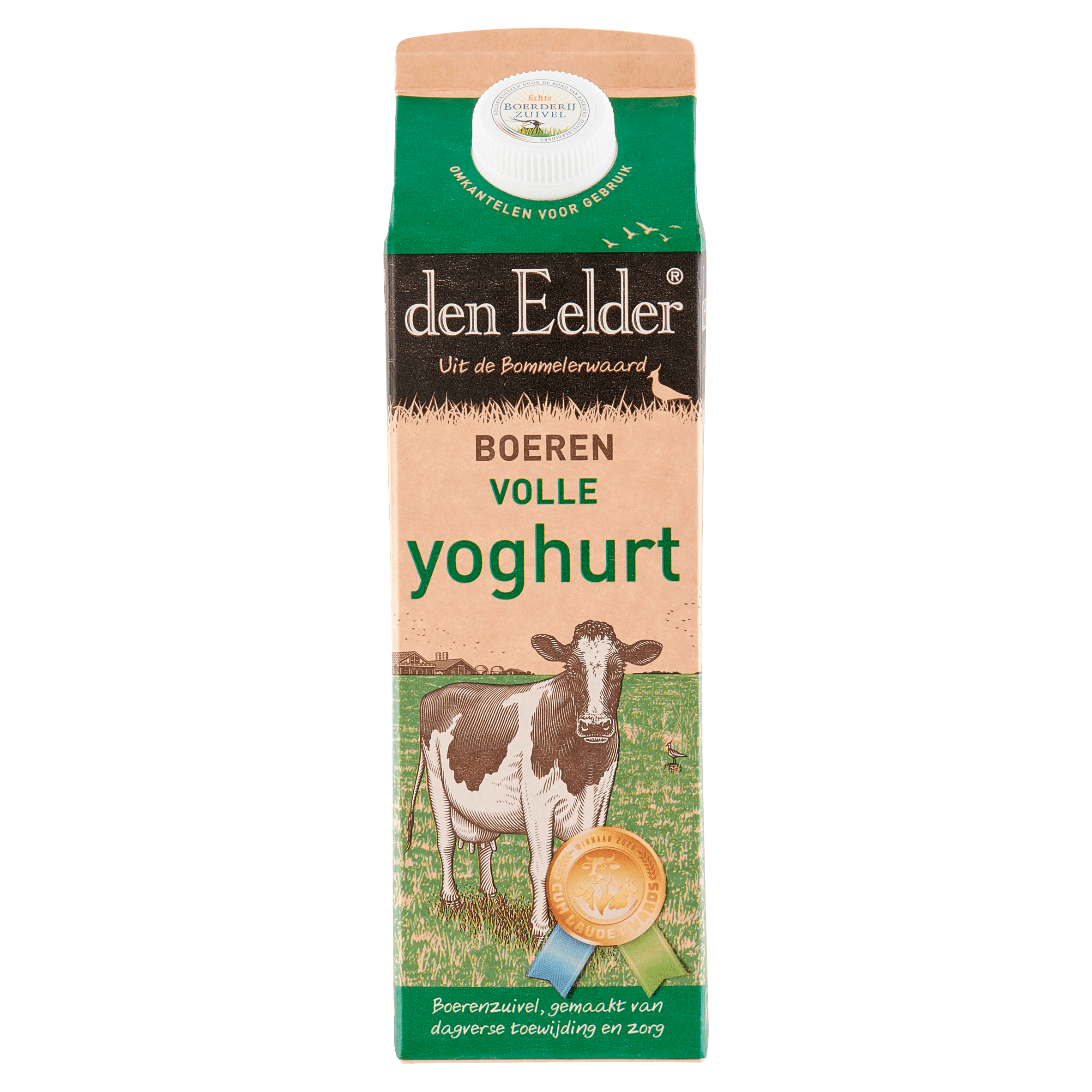 Den Eelder Boeren volle yoghurt Per Pak 1000 ml