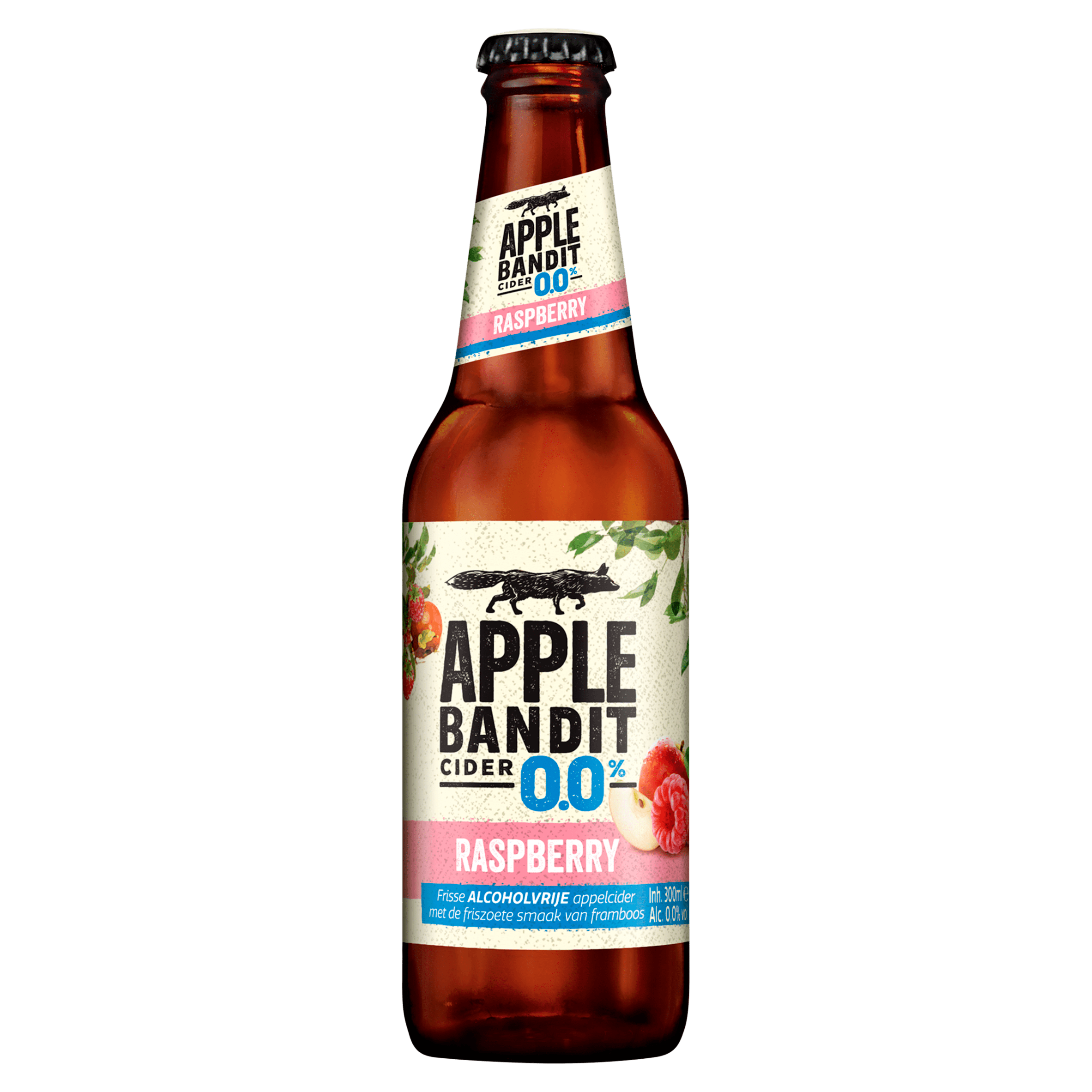 Apple Bandit Raspberry 0.0 cider Per Fles 300 ml
