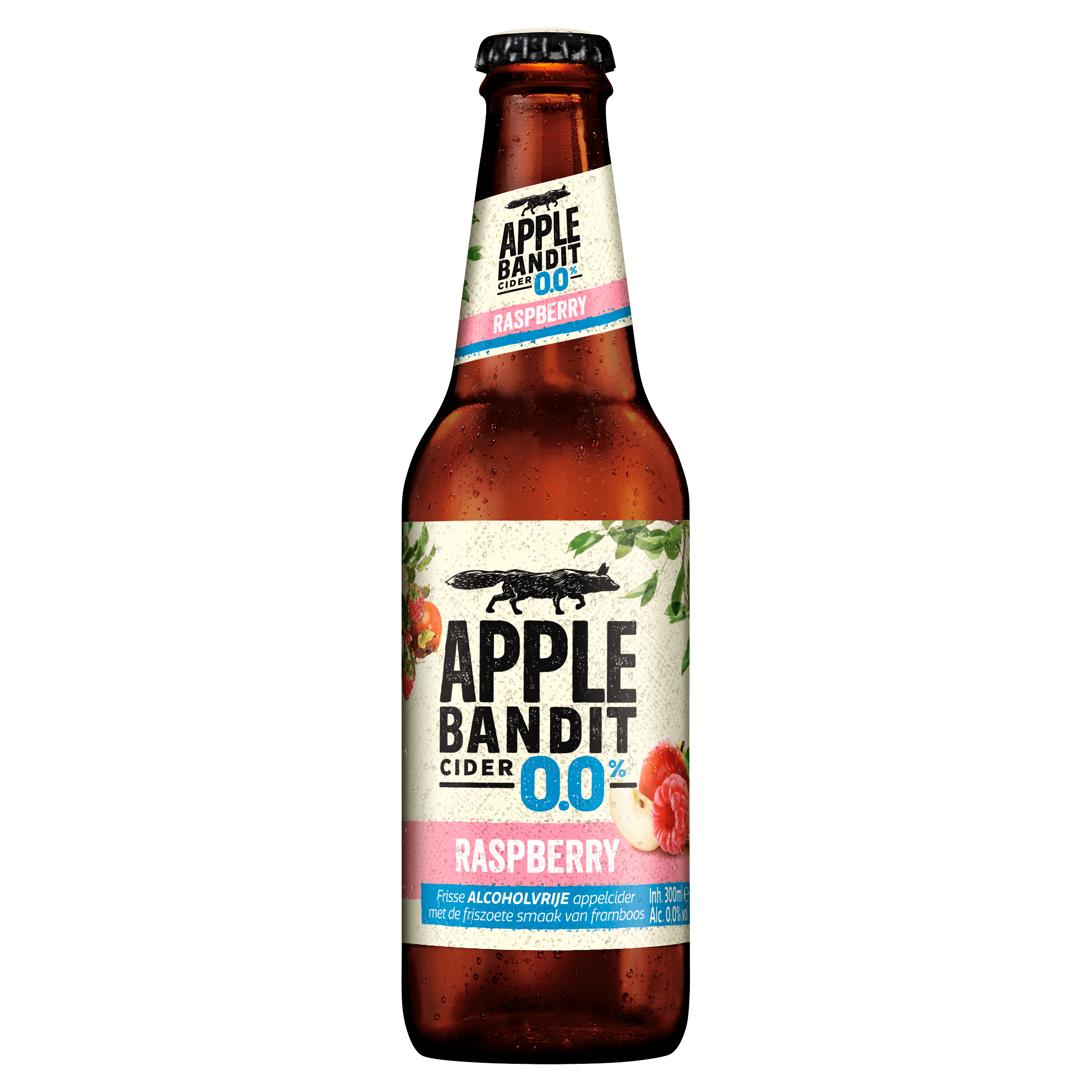 Apple Bandit Raspberry 0.0 Per Fles 300 ml