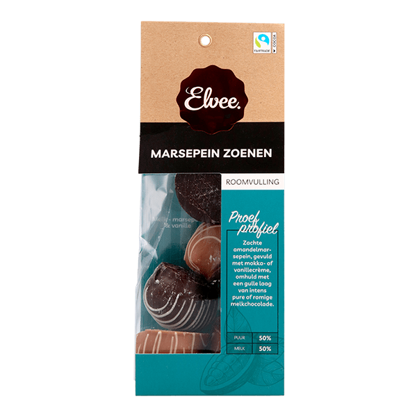 Elvee Marsepein zoenen Per Zak 150 g
