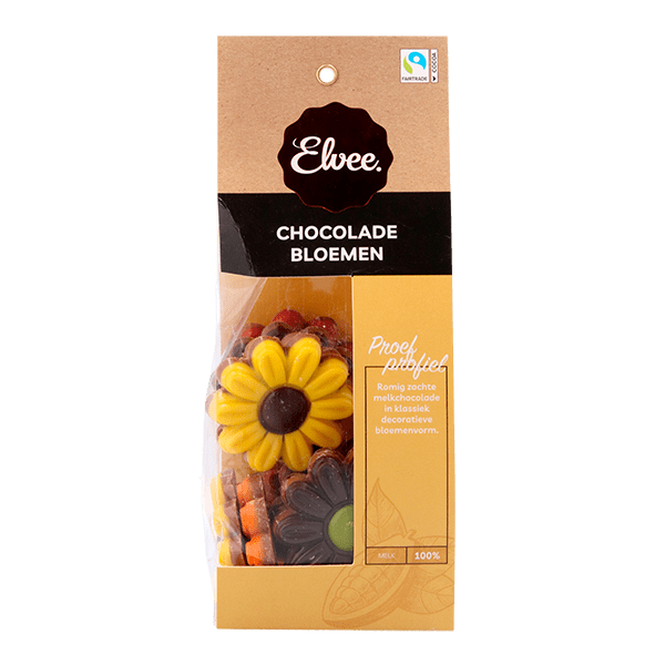 Elvee Chocolade bloemen Per Zak 150 g