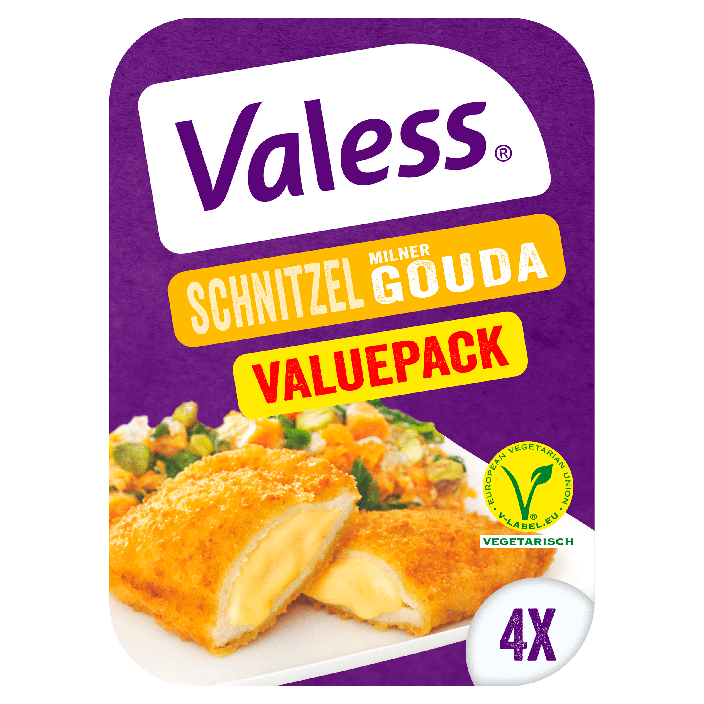 Valess Gouda schnitzel voordeelverpakking Per Krimp 360 g
