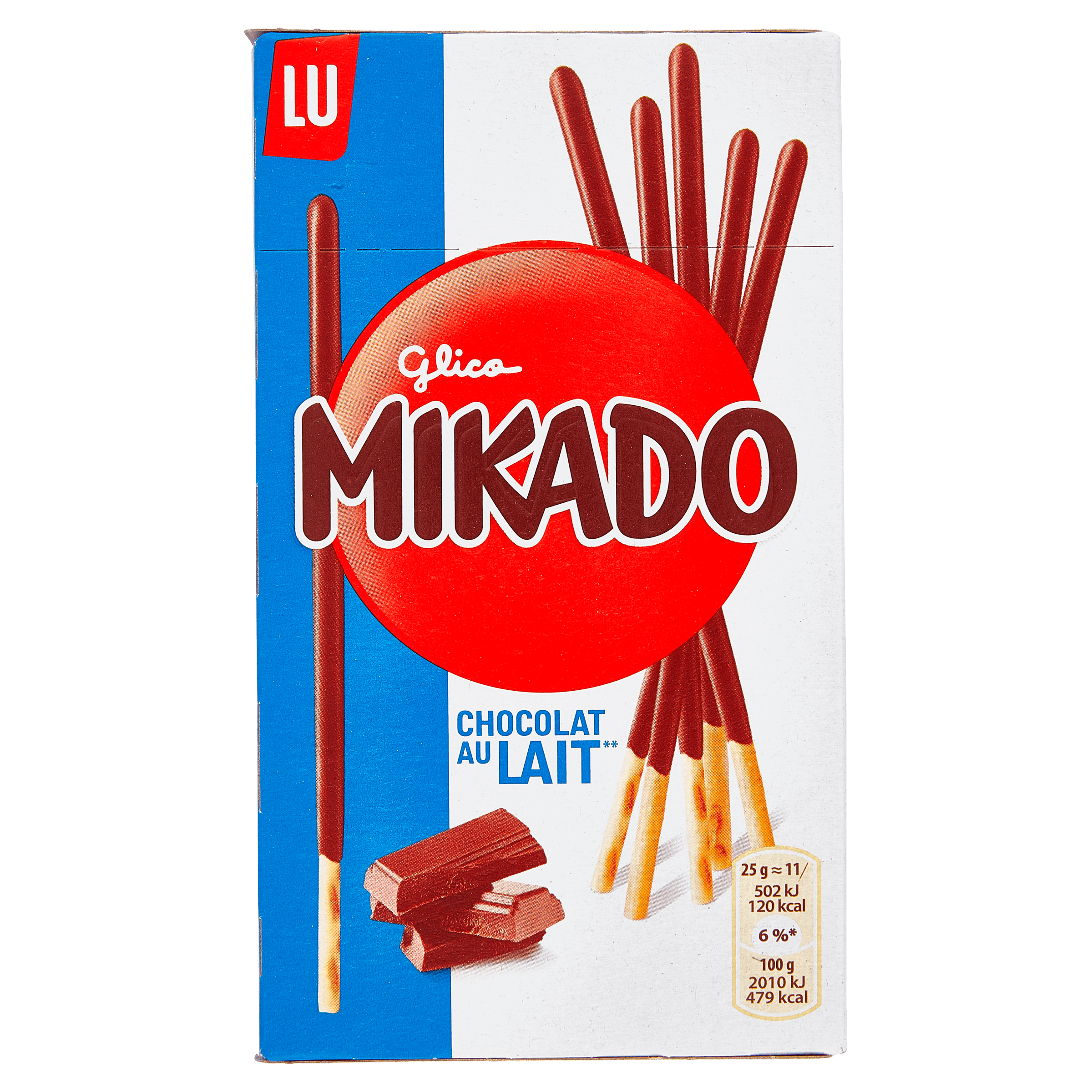 Lu Mikado melkchocolade koekjes Per Doos 75 g