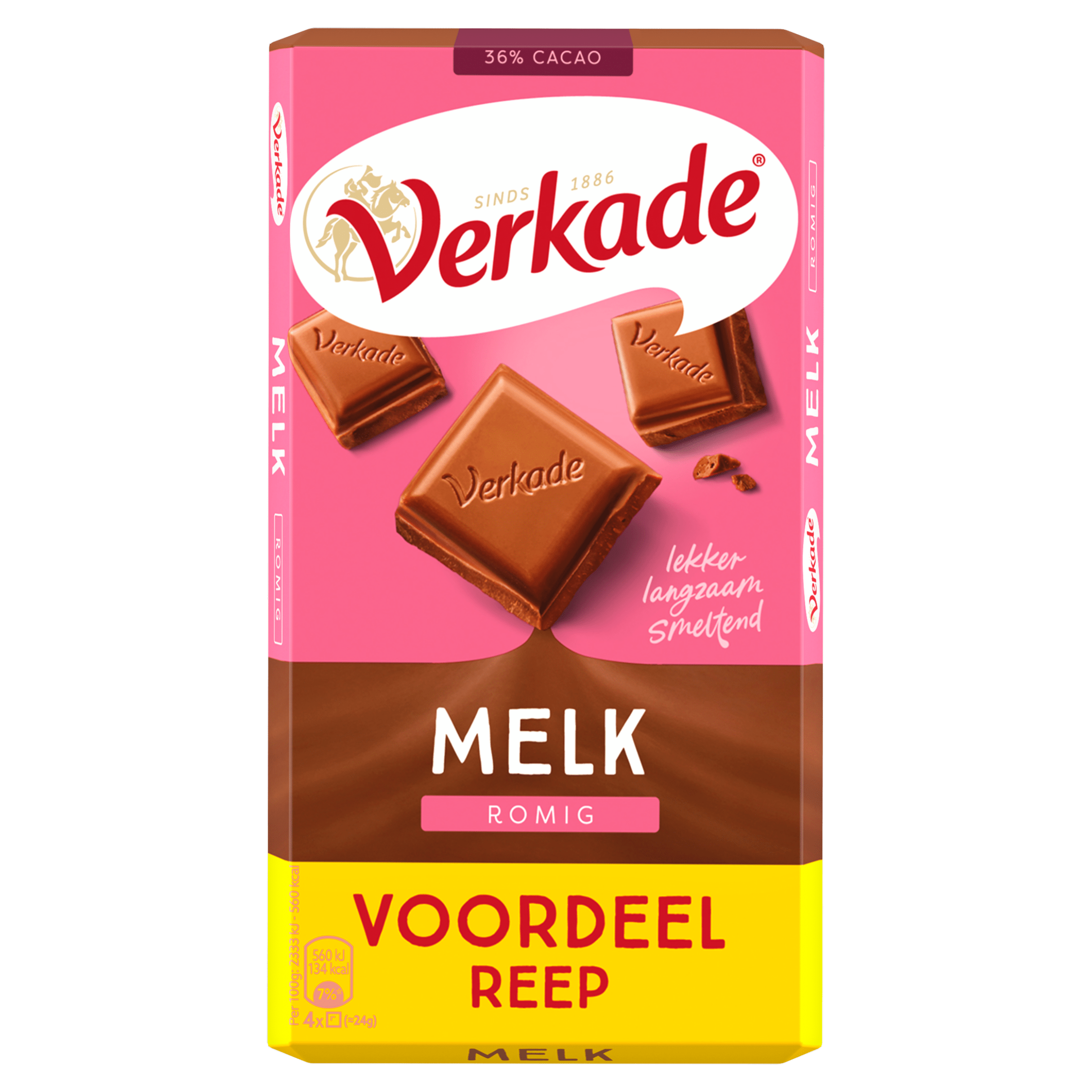 Verkade Romige melk XXL Per Wikkel 192 g