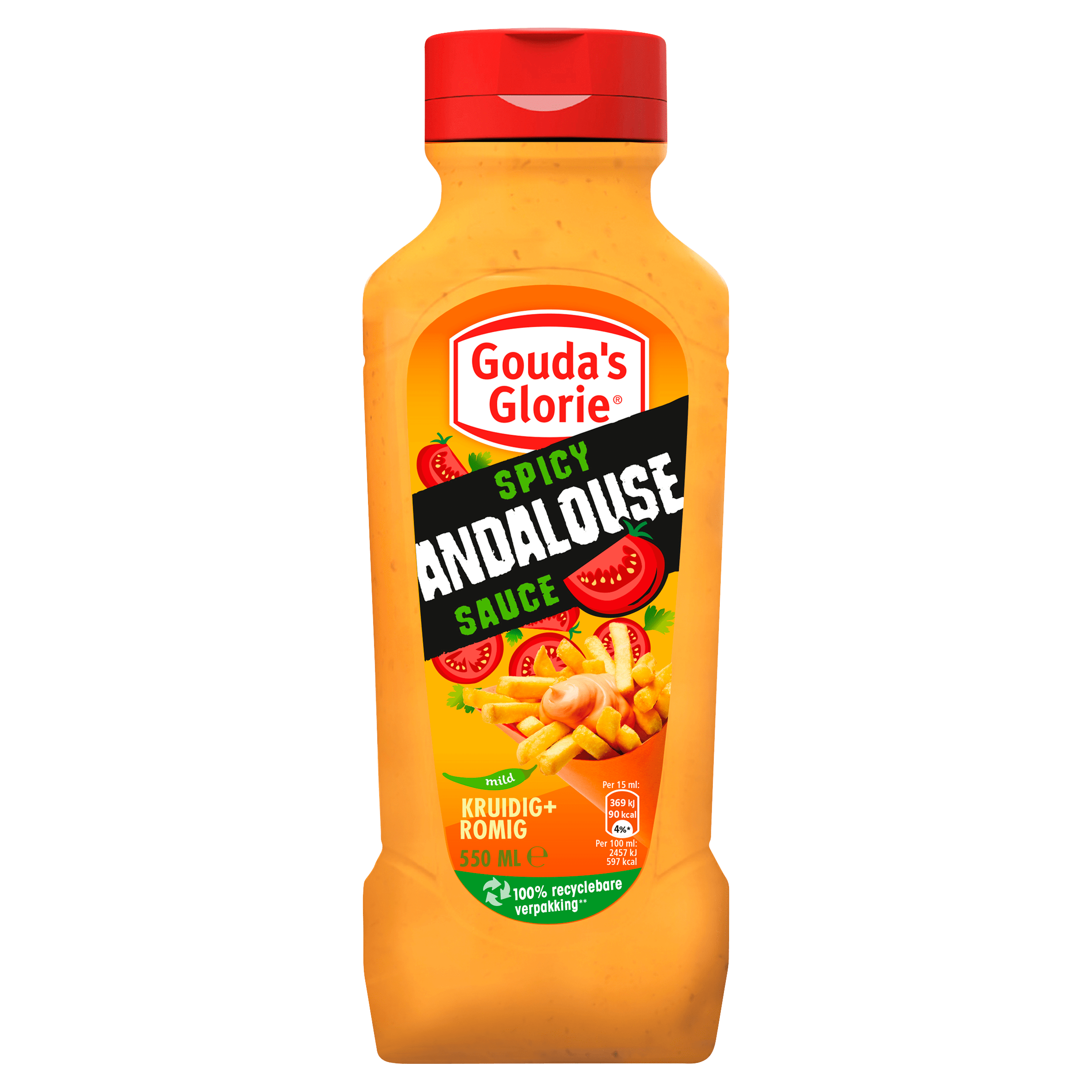 Gouda's Glorie Snacksaus Andalouse Per Fles 550 ml