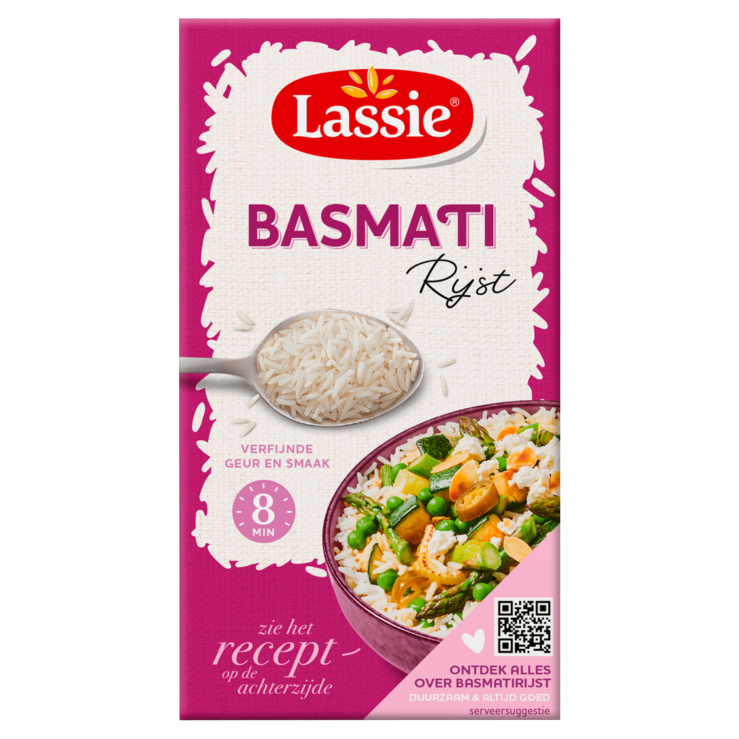 Lassie Basmati Rijst duurzaam (SRP) Per Doos 375 g