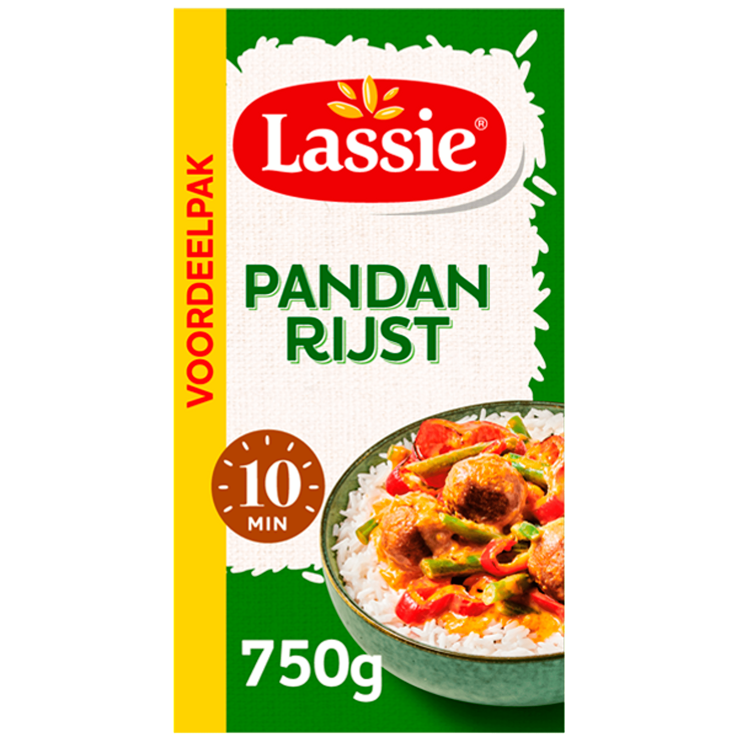 Lassie Pandan rijst voordeelpak Per Doos 750 g