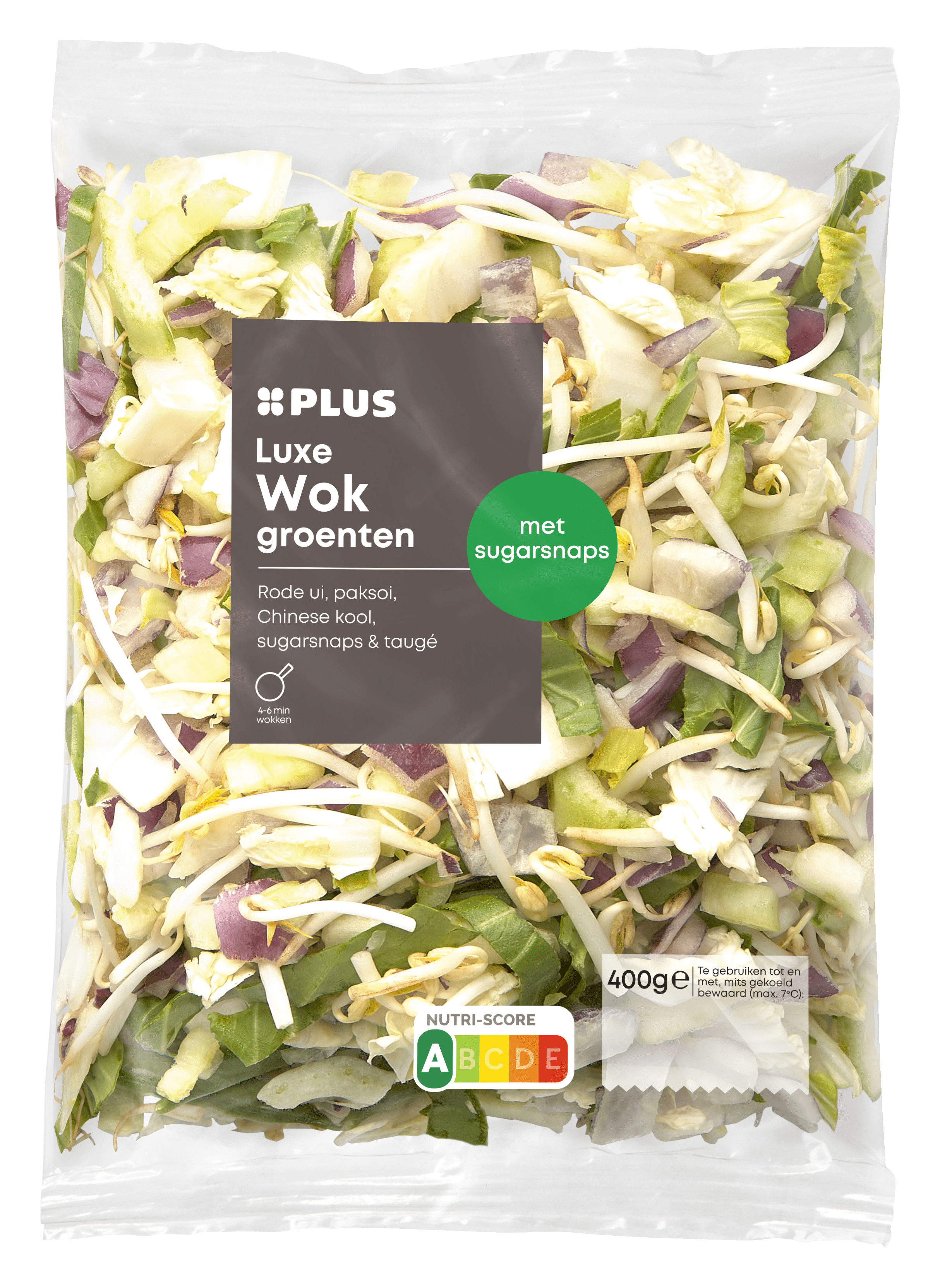 PLUS Luxe wokgroenten sugarsnaps Per Zak 400 g