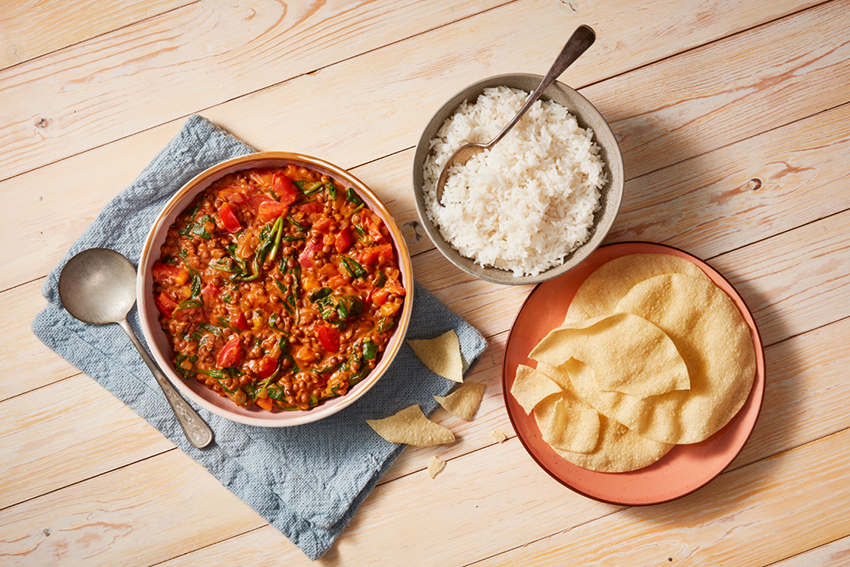 Dahl met papadums | Recepten | PLUS