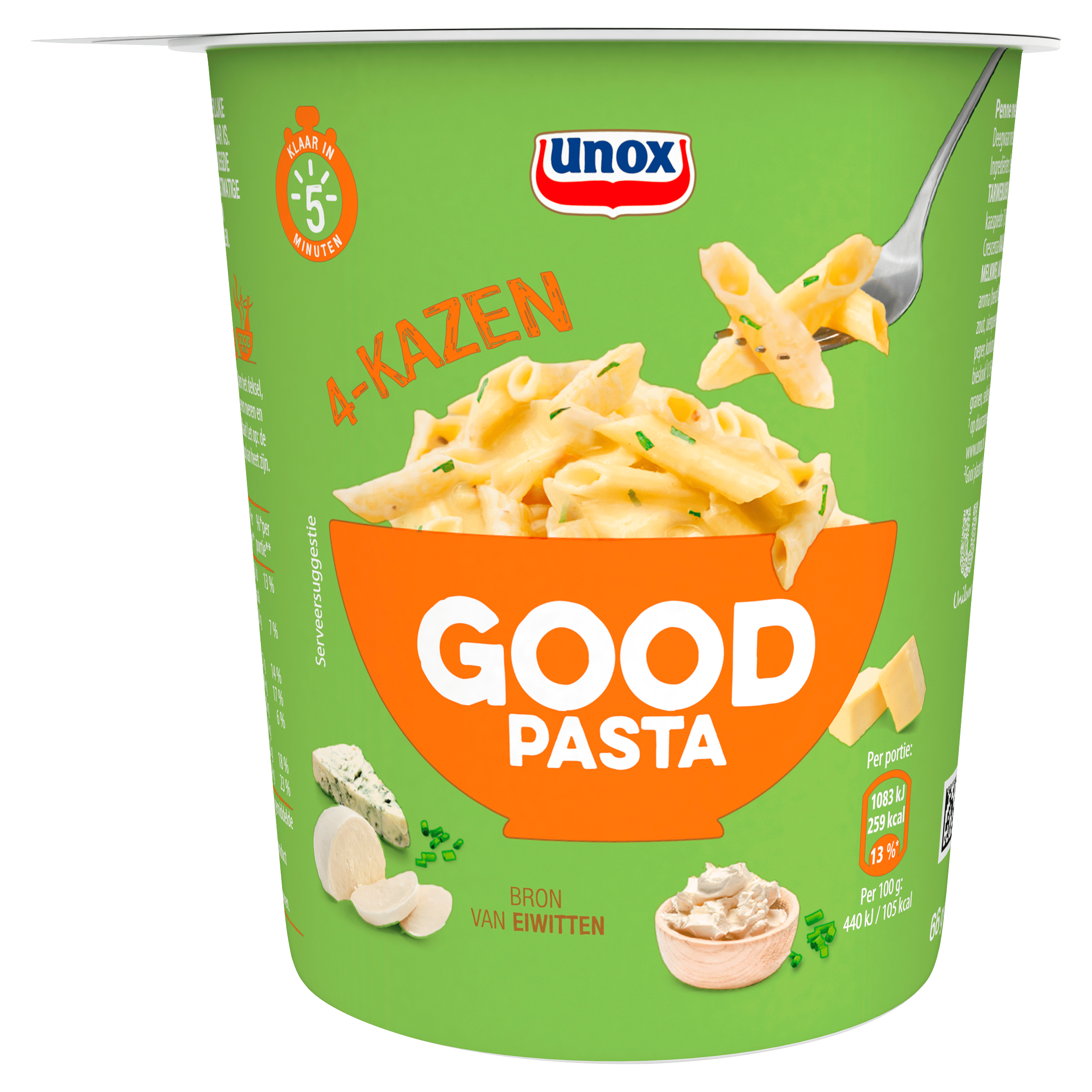 Unox Good pasta 4 kazen Per Beker 66 g