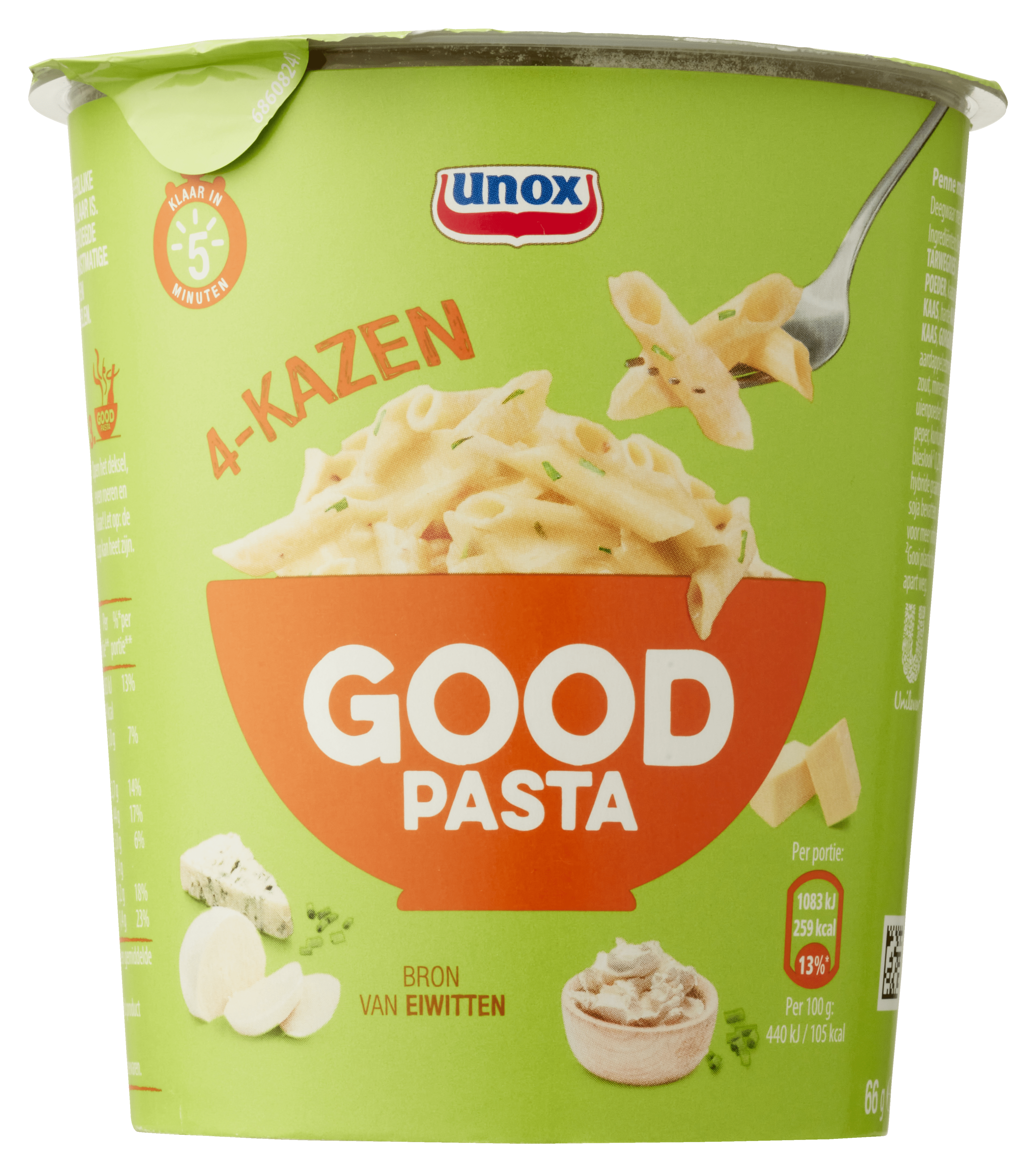 Unox Good pasta 4 kazen Per Beker 66 g