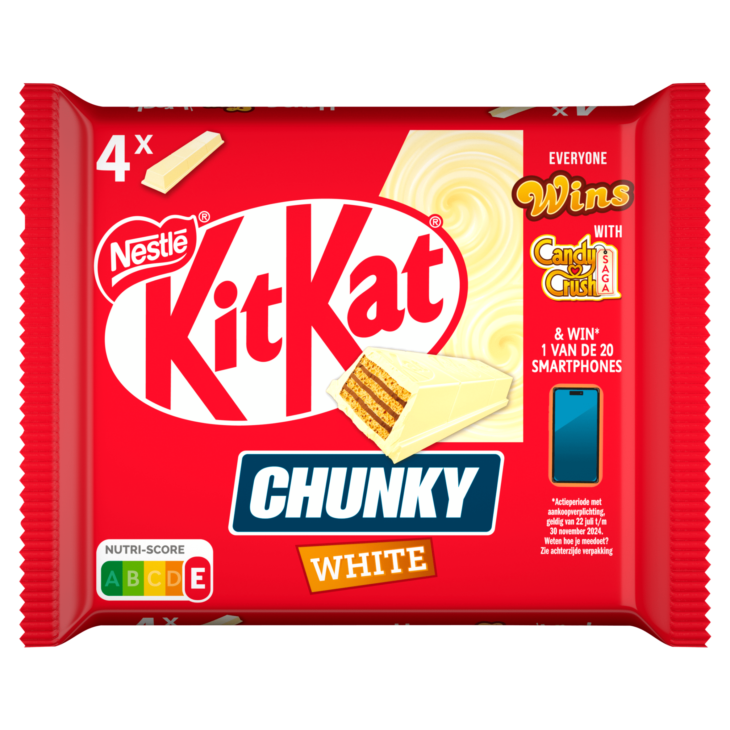 KitKat Chunky white 4-pack Per Wikkel 160 g