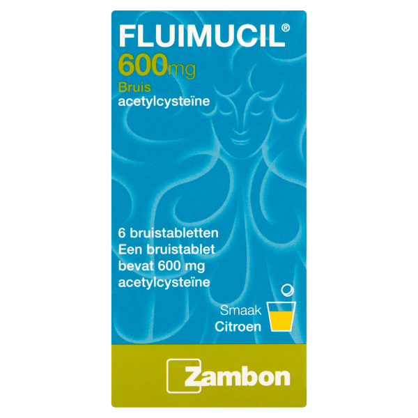 Fluimucil Hoest Bruistablet Per Doos 6 st
