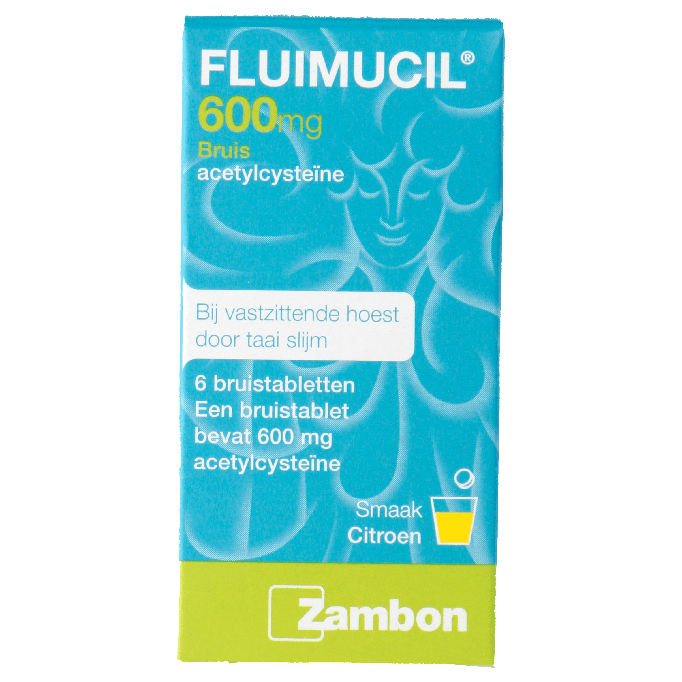 Fluimucil Hoest Bruistablet Per Doos 6 st