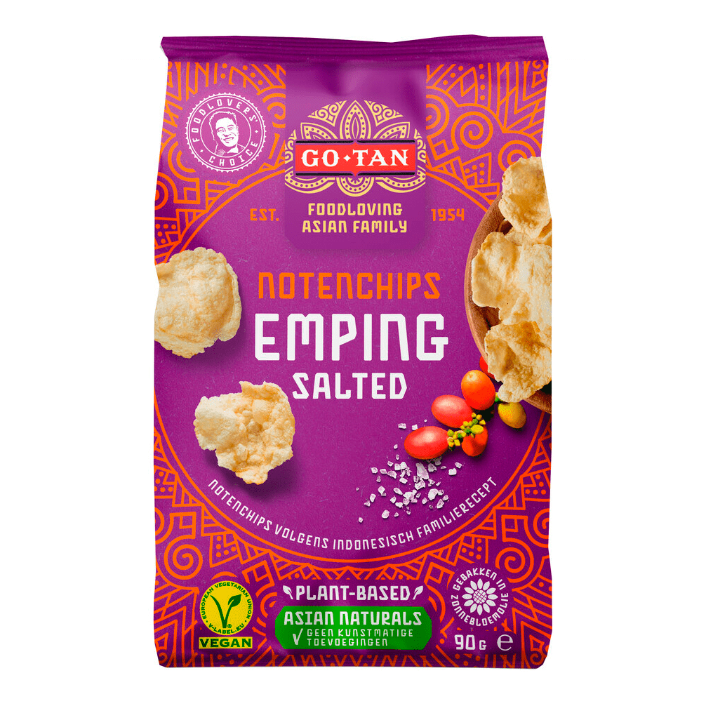 Go-Tan Emping Salted Per Zak 90 g