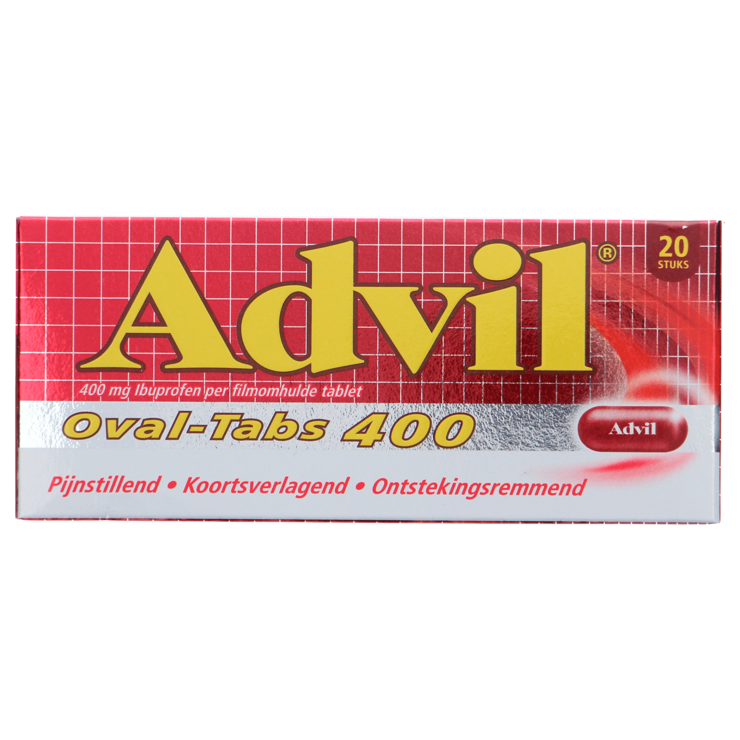 Advil Ovaal-tabs 400 mg Per Doos 20 st