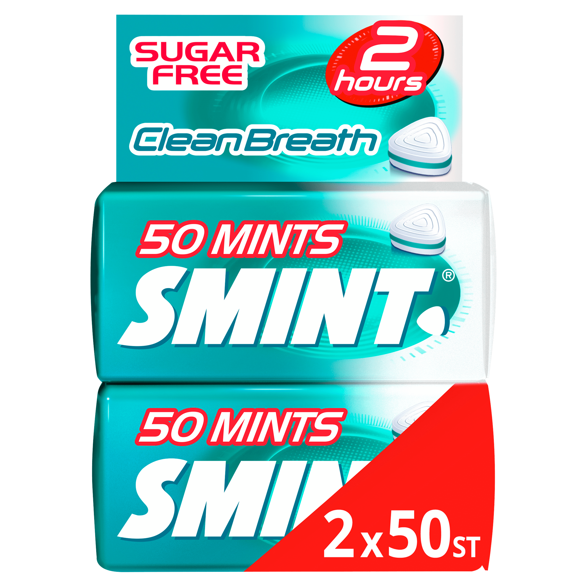 Smint XL Mints Clean Breath intense 2-pack Per Set 2 st
