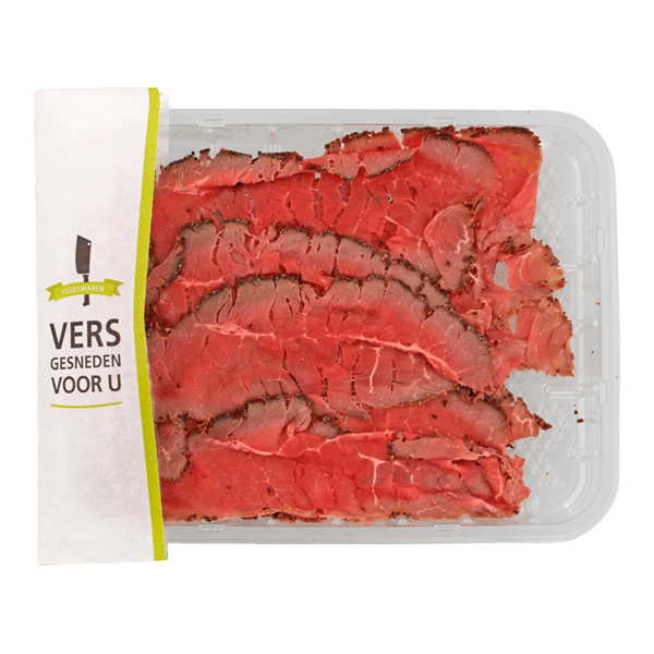 PLUS Rosbief peper Per 100 gram