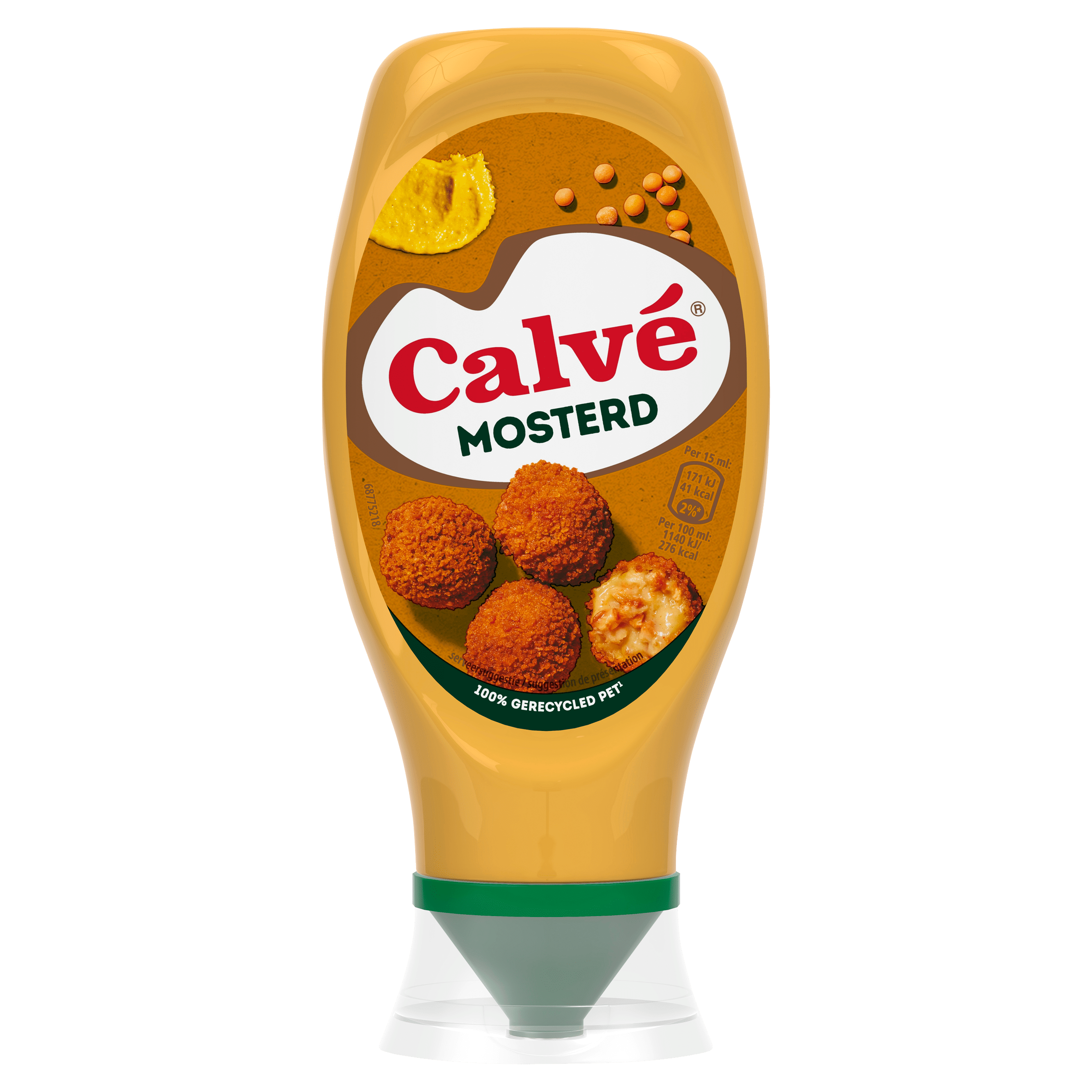 Calvé Snacksaus mosterd Per Fles 430 ml - PLUS