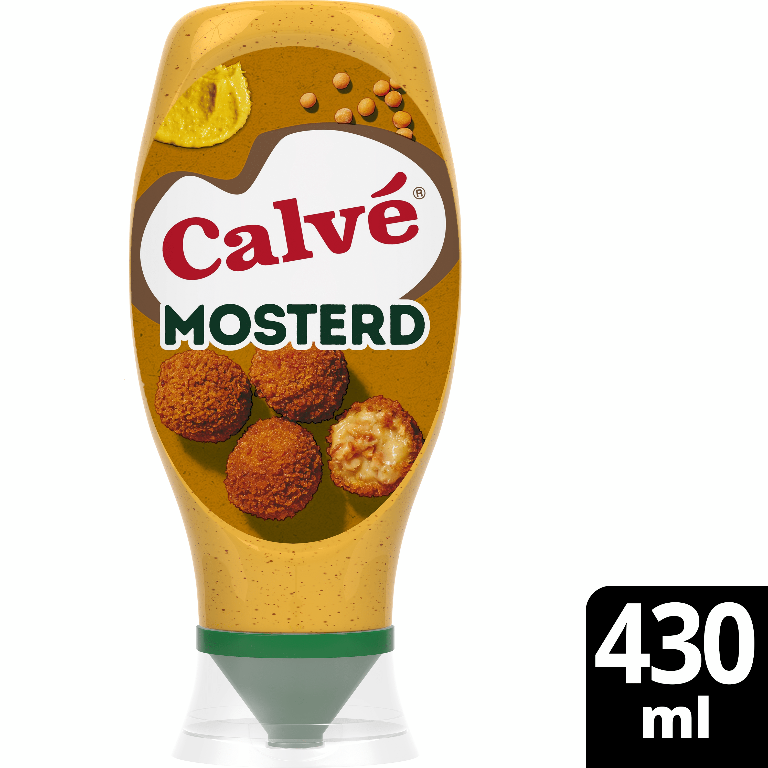 Calvé Snacksaus mosterd Per Fles 430 ml