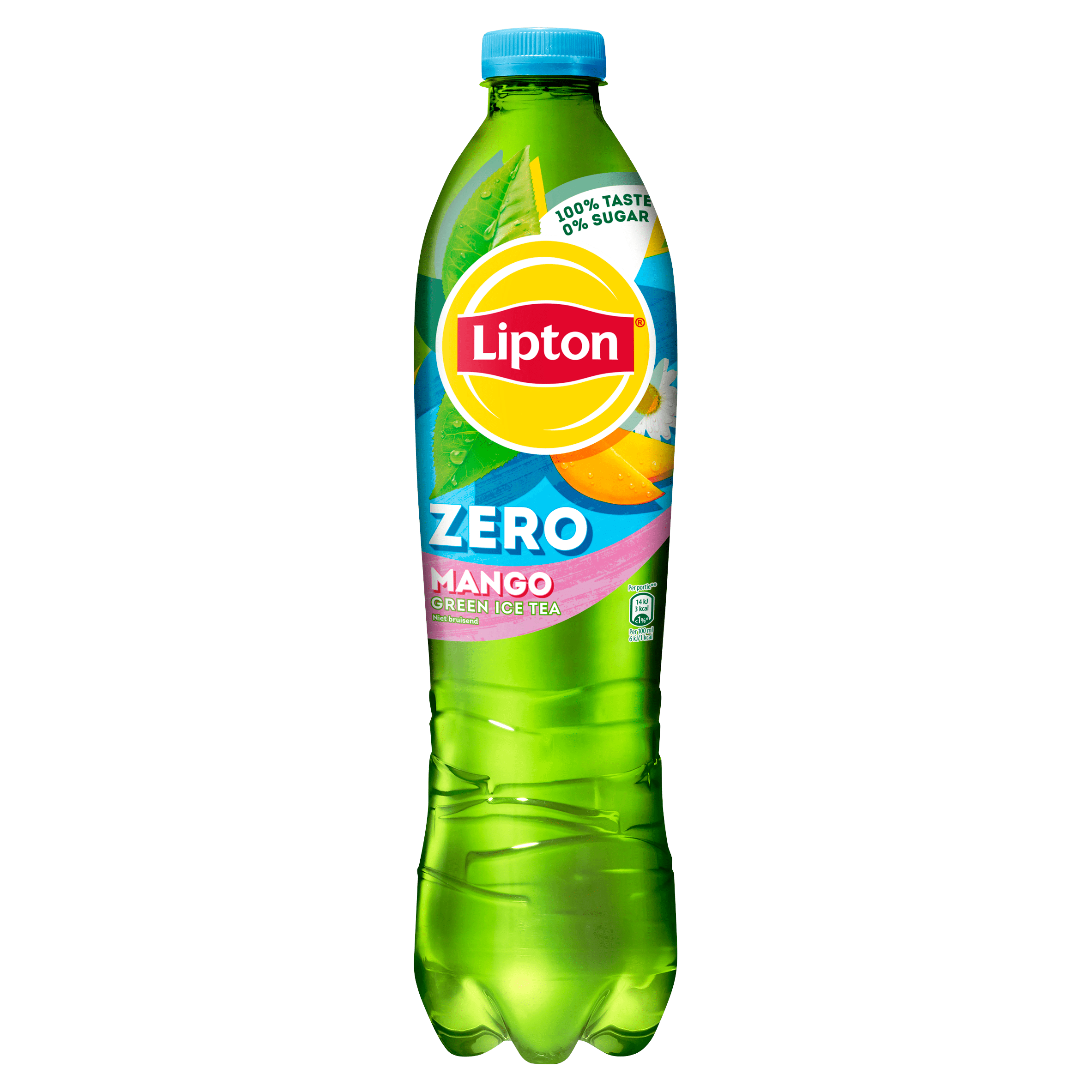 Lipton Ice tea green mango zero Per Fles 150 cl