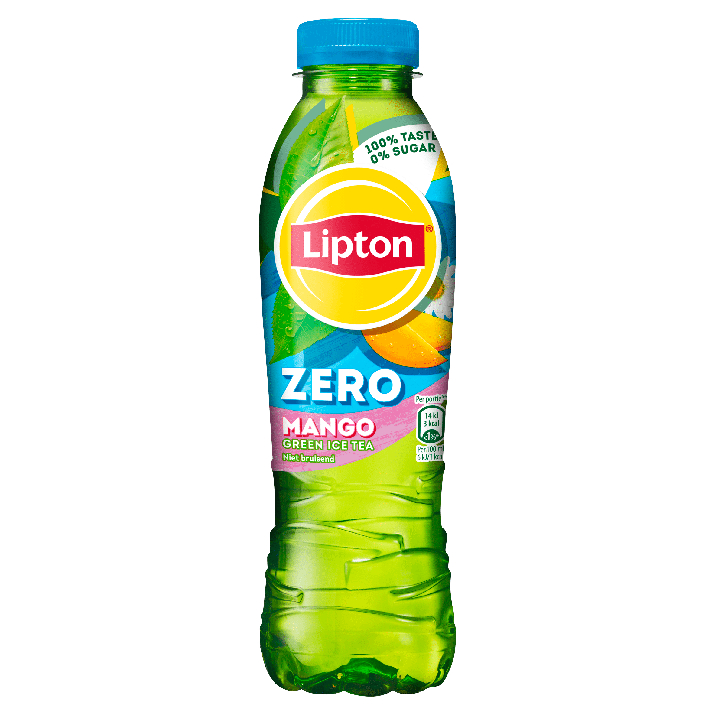 Lipton Ice tea green mango zero Per Fles 500 ml