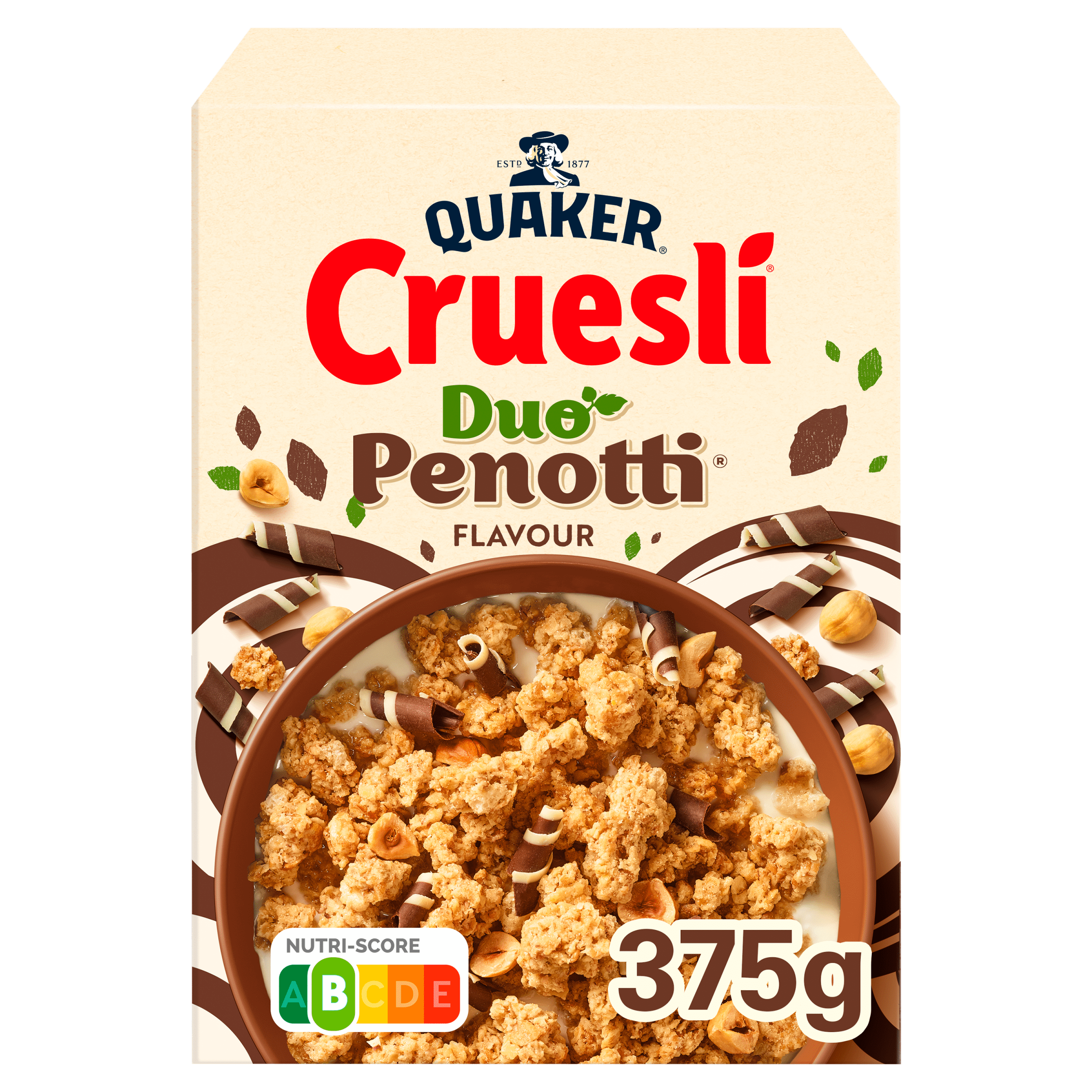 Quaker Cruesli Duo Penotti Per Pak 375 g