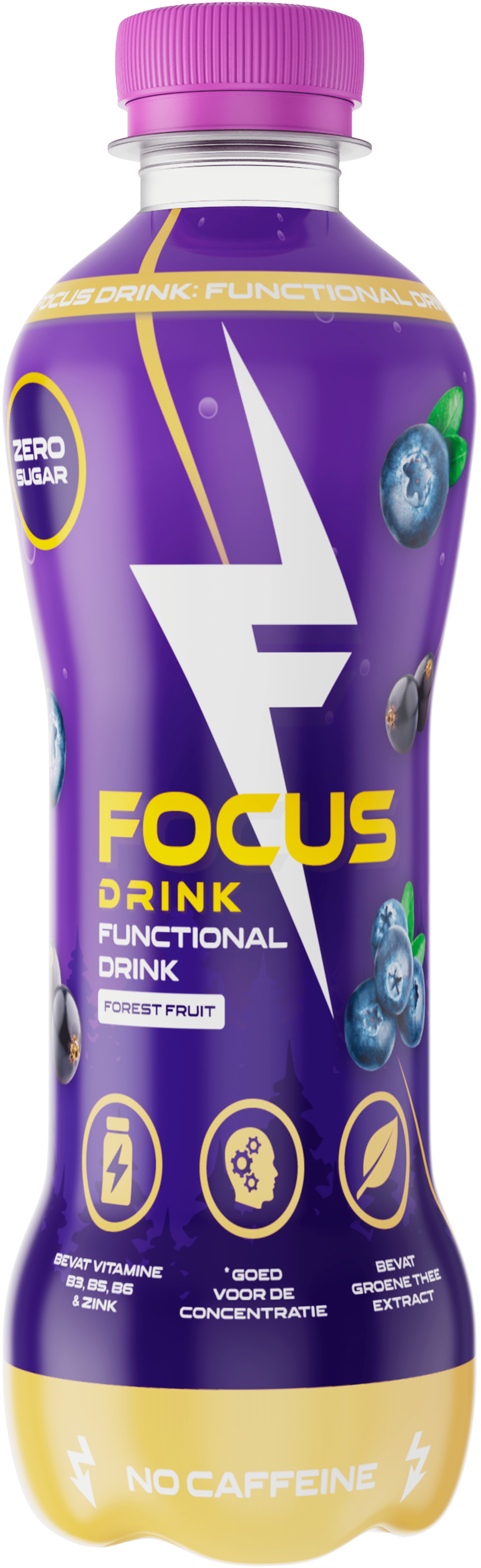Focus drink Forest fruit zero Per Fles 330 ml