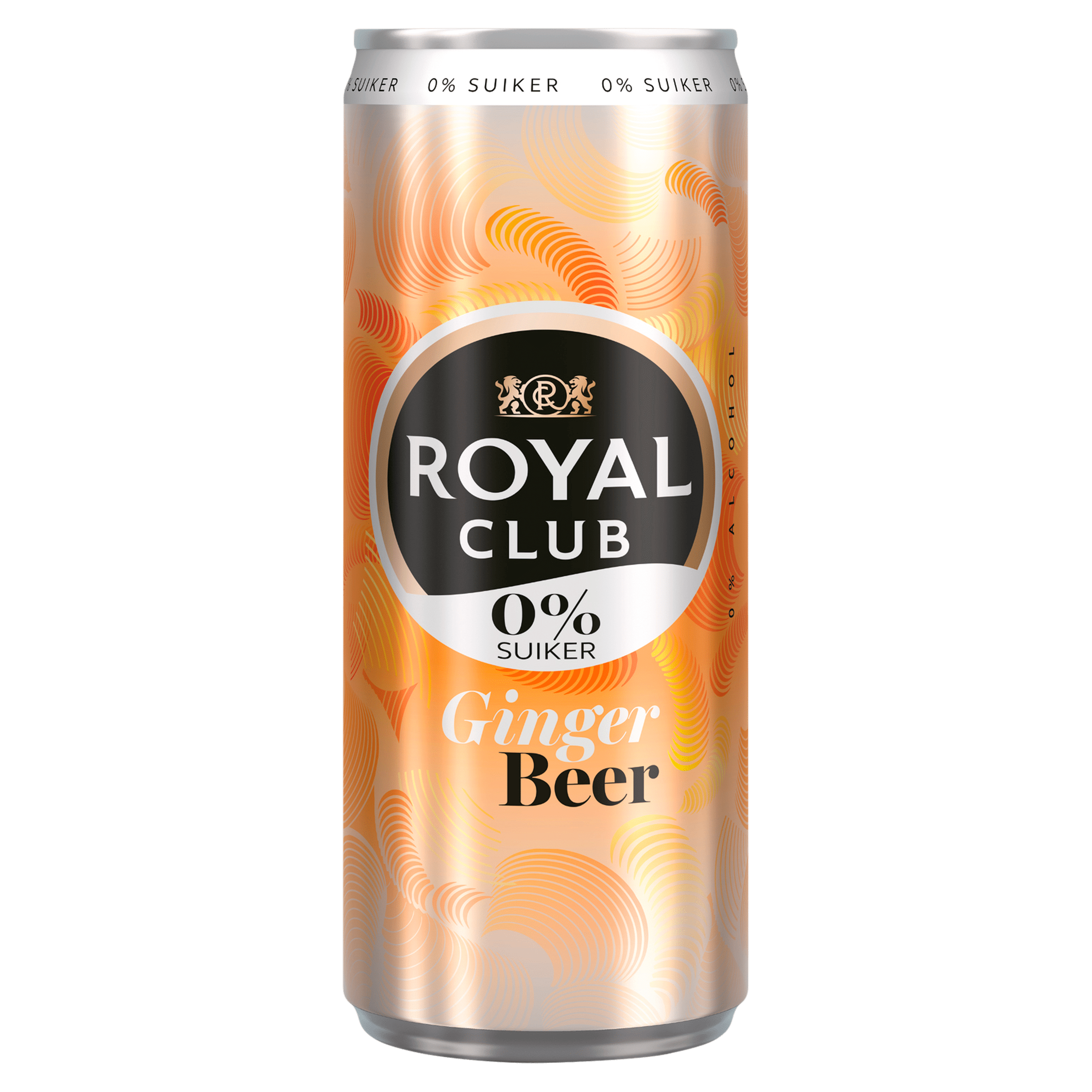 Royal Club Ginger beer 0% suiker Per Blik 25 cl