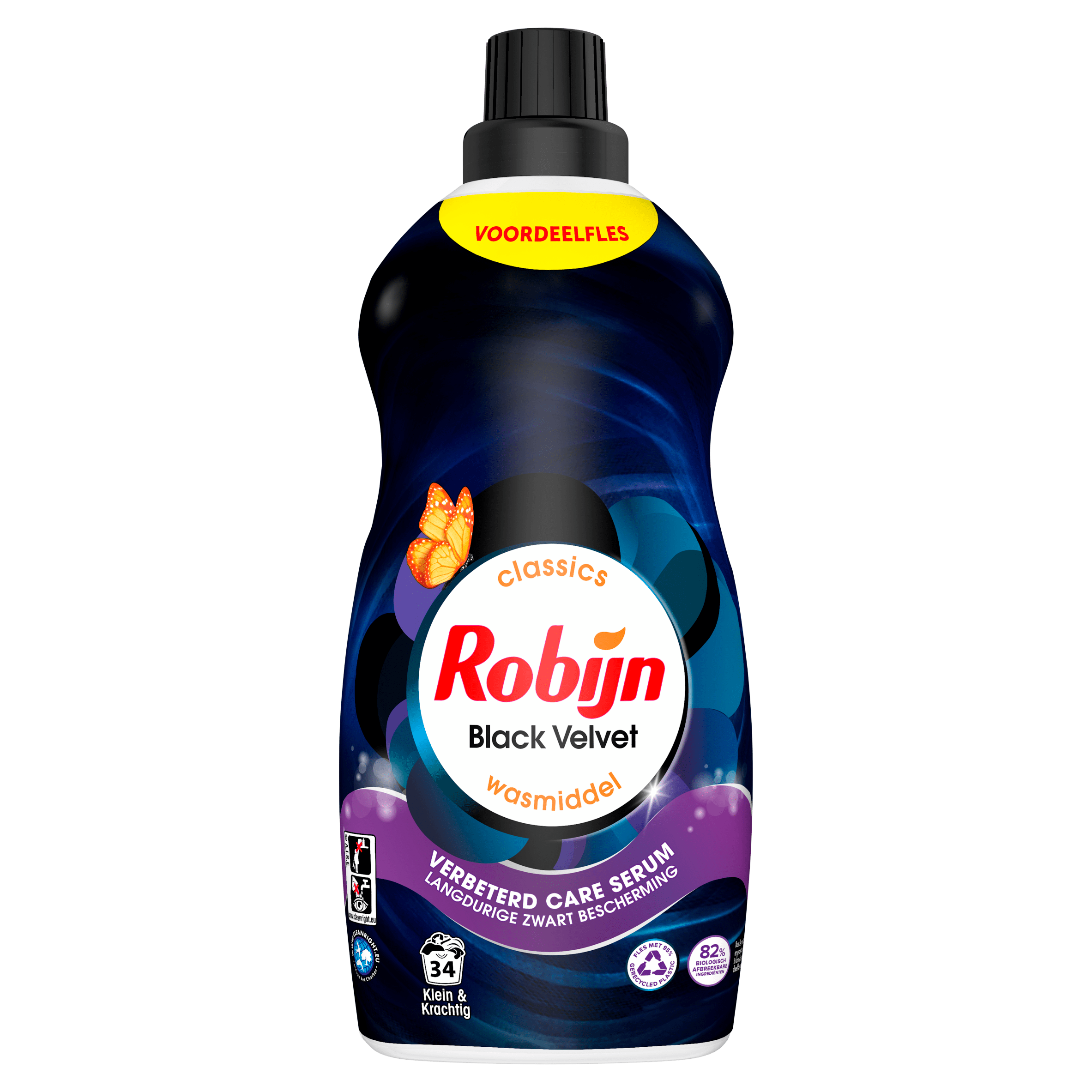 Robijn Klein & krachtig classics black velvet Per Fles 1190 ml