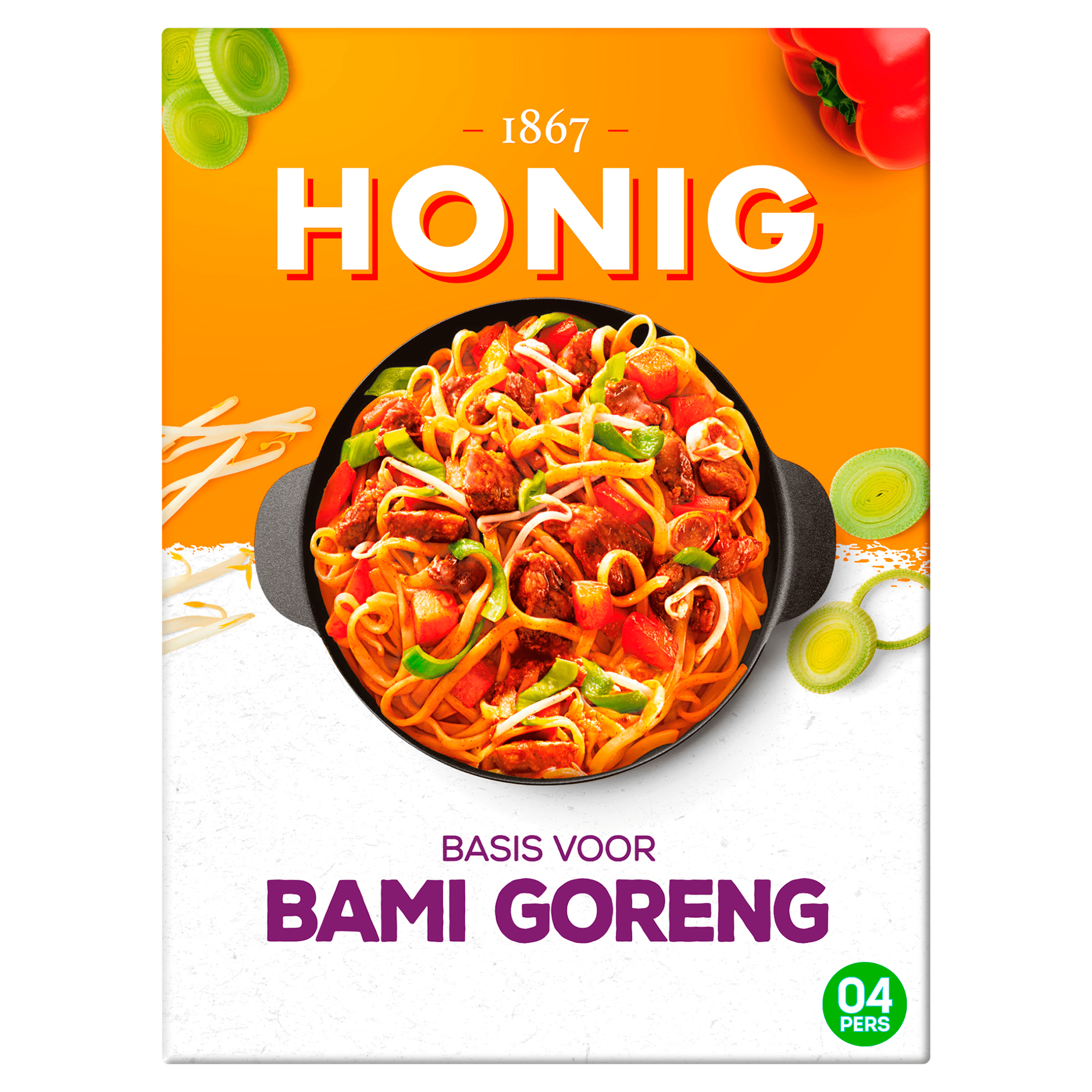 Honig Mix voor bami goreng Per Doos 67 g
