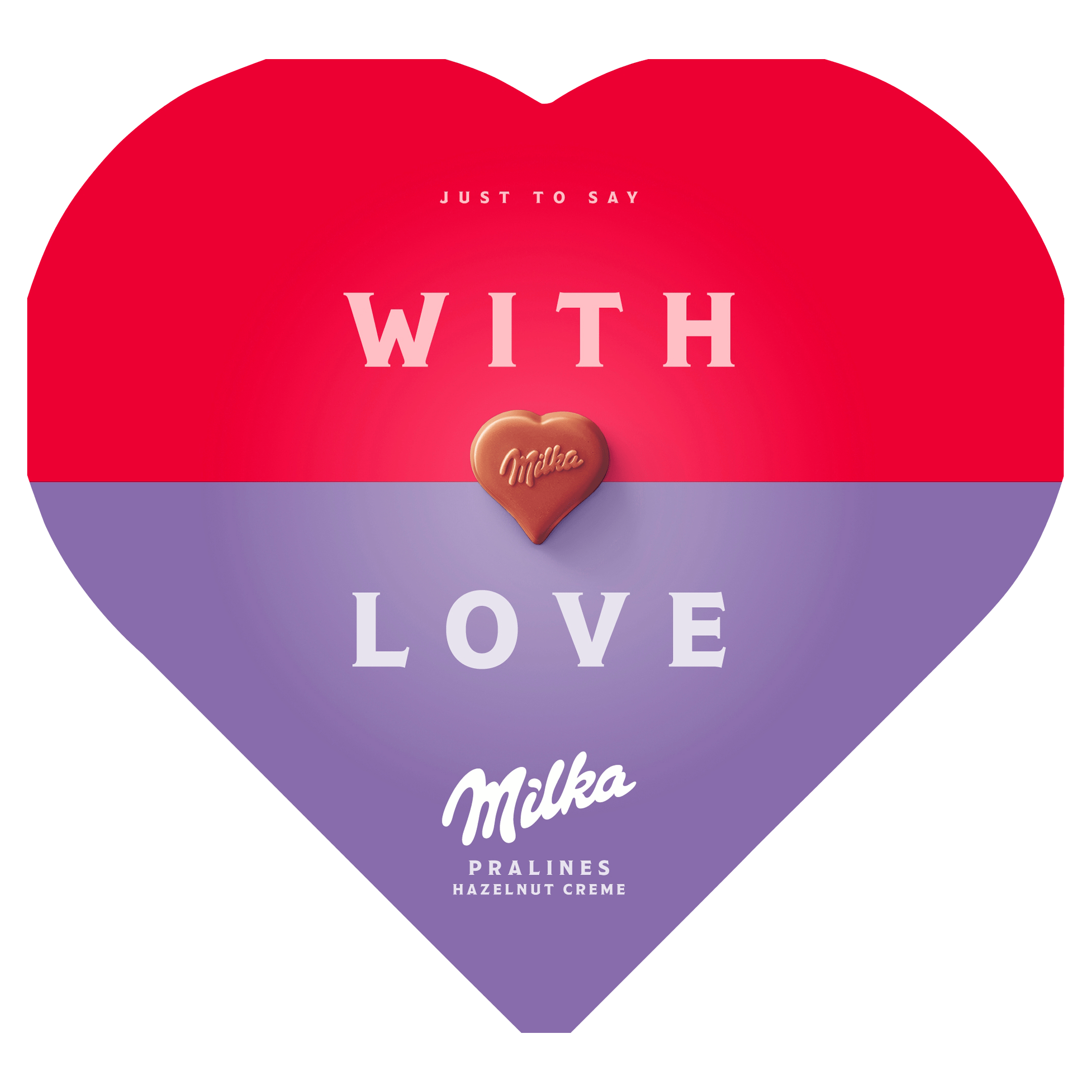 Milka I love Milka heart Per Doos 165 g