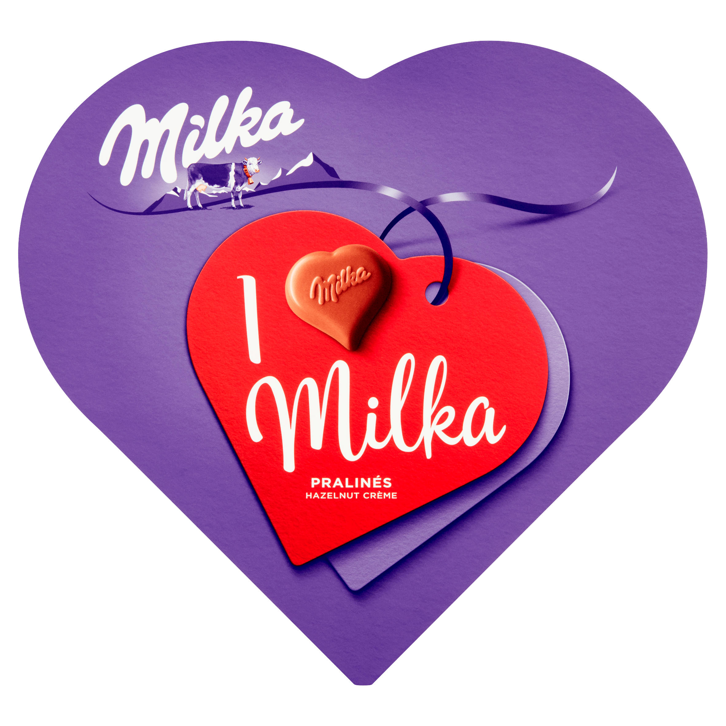 Milka I love Milka heart Per Krimp 165 g