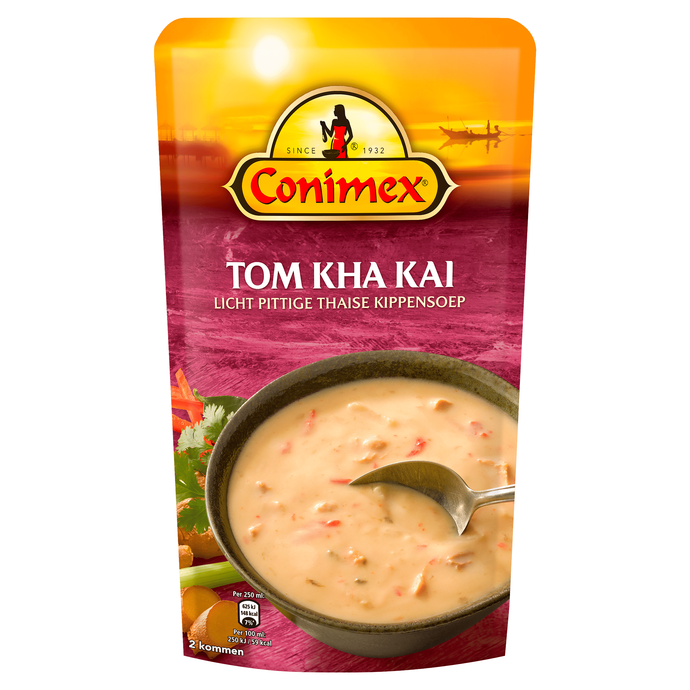Conimex Soep in zak tom kha kai Per Stazak 570 ml