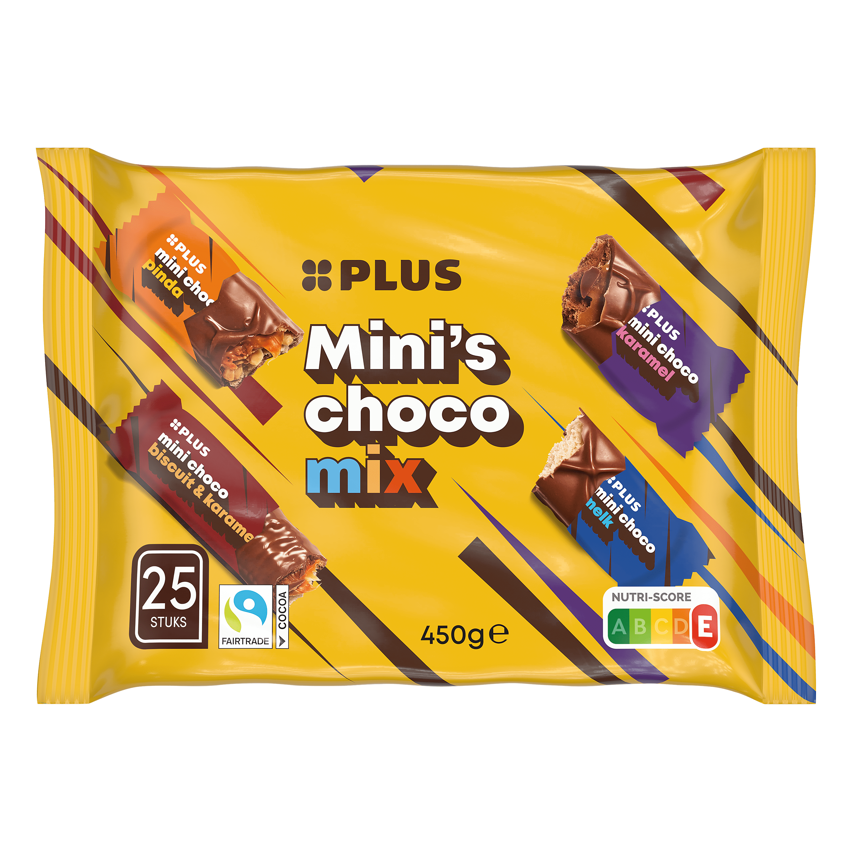 PLUS Chocolade Mini choco mix Fairtrade Per Stazak 450 g