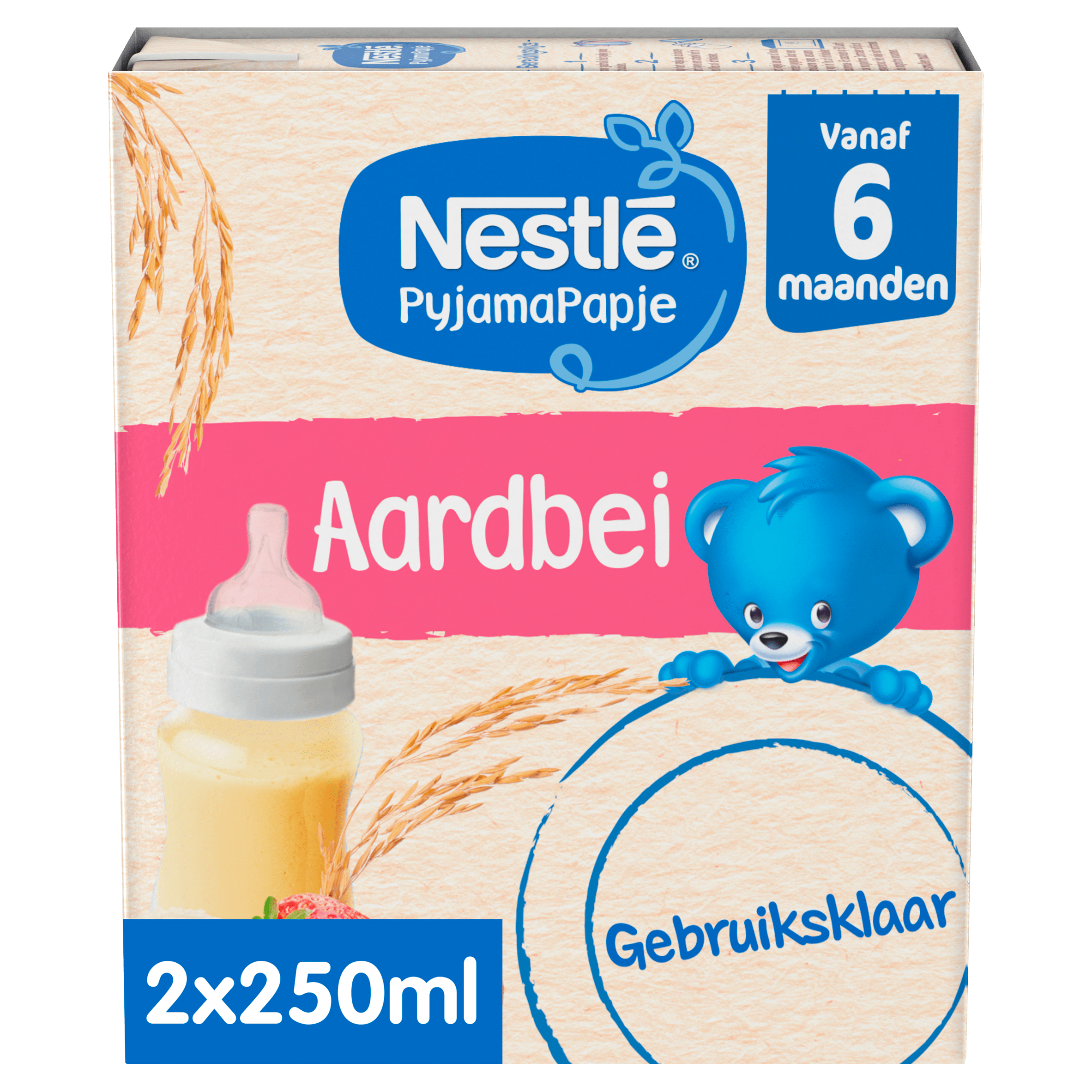 Nestlé 6+ Pyjamapapje aardbei Per Doos 500 ml