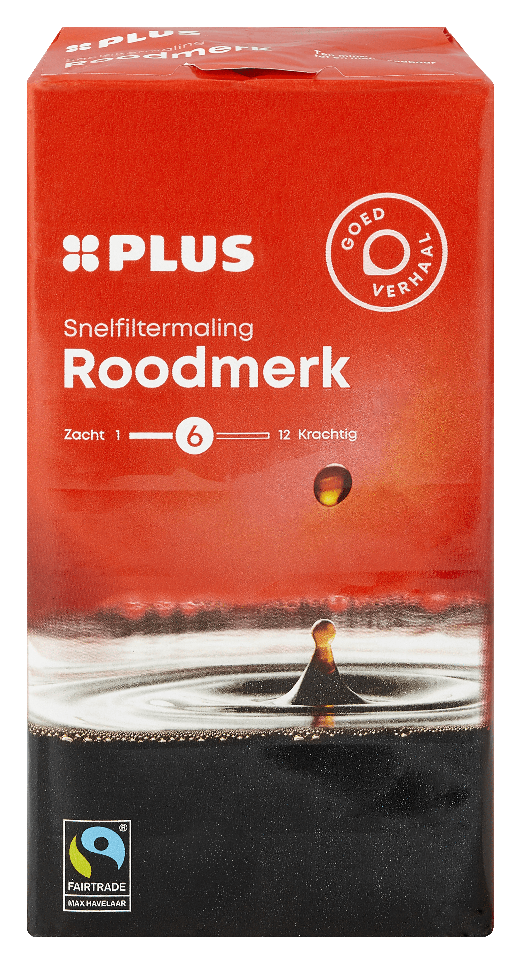 PLUS Roodmerk Filterkoffie Fairtrade Per Pak 250 g