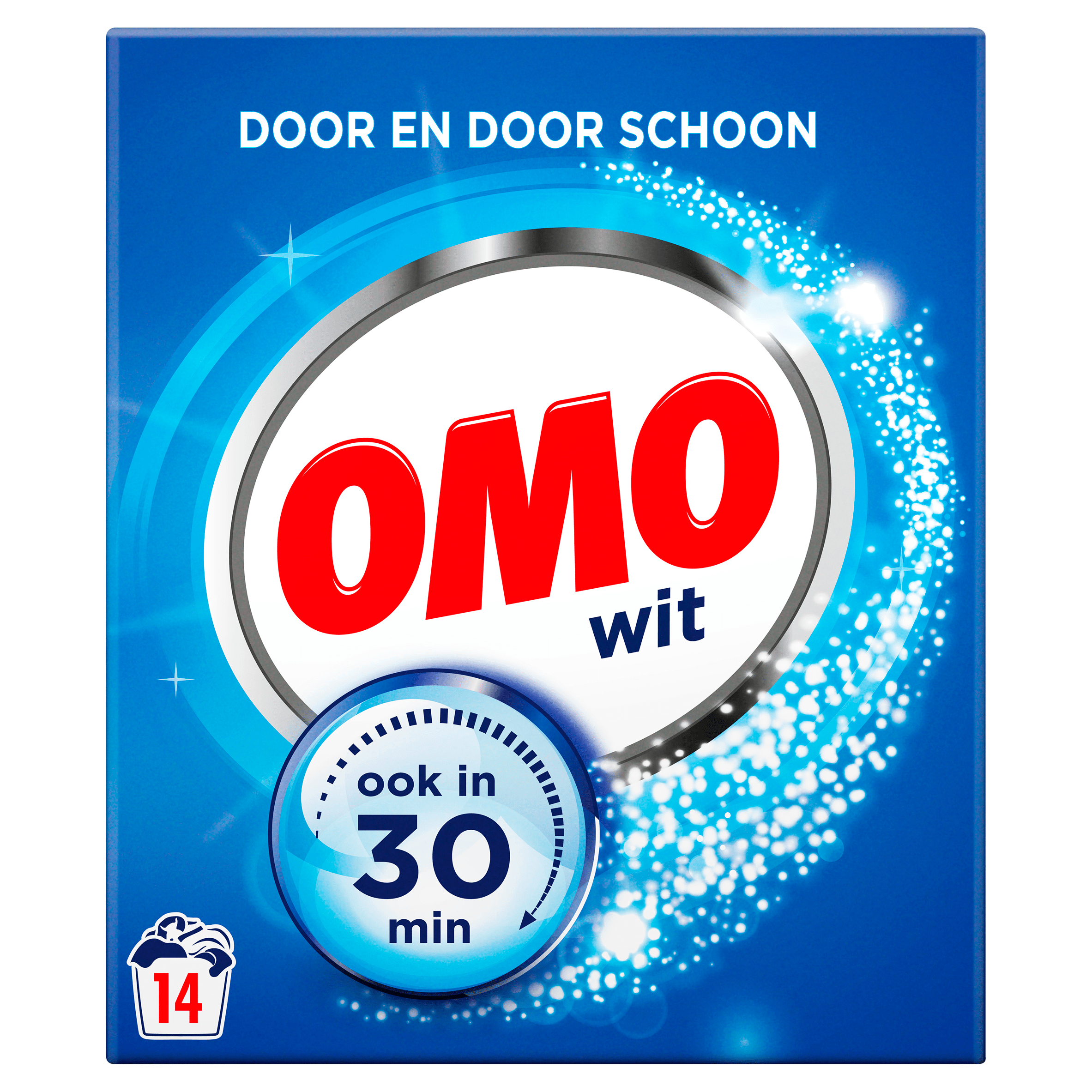 Omo Wasmiddel poeder wit Per Doos 798 g