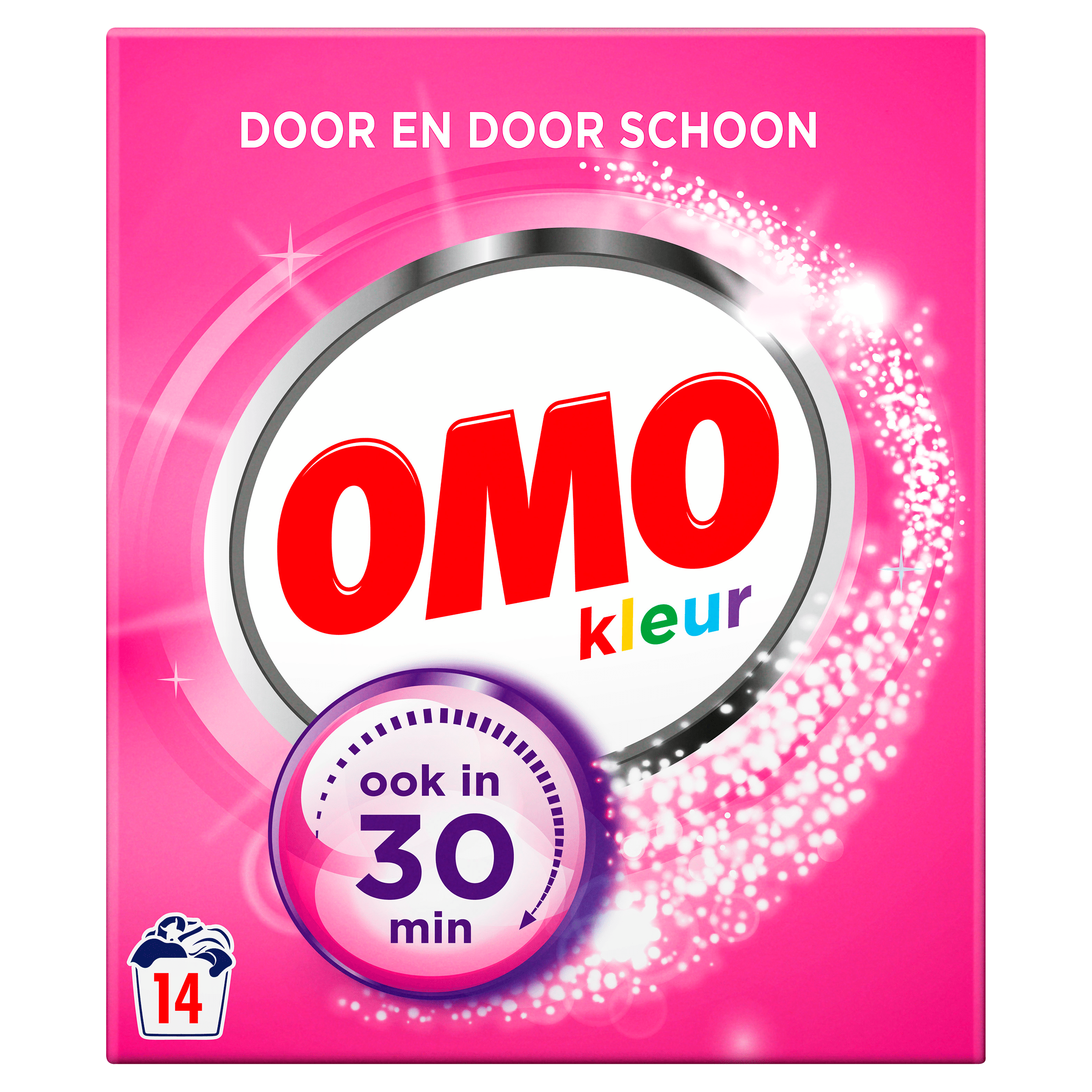 Omo Wasmiddel poeder color Per Doos 798 g