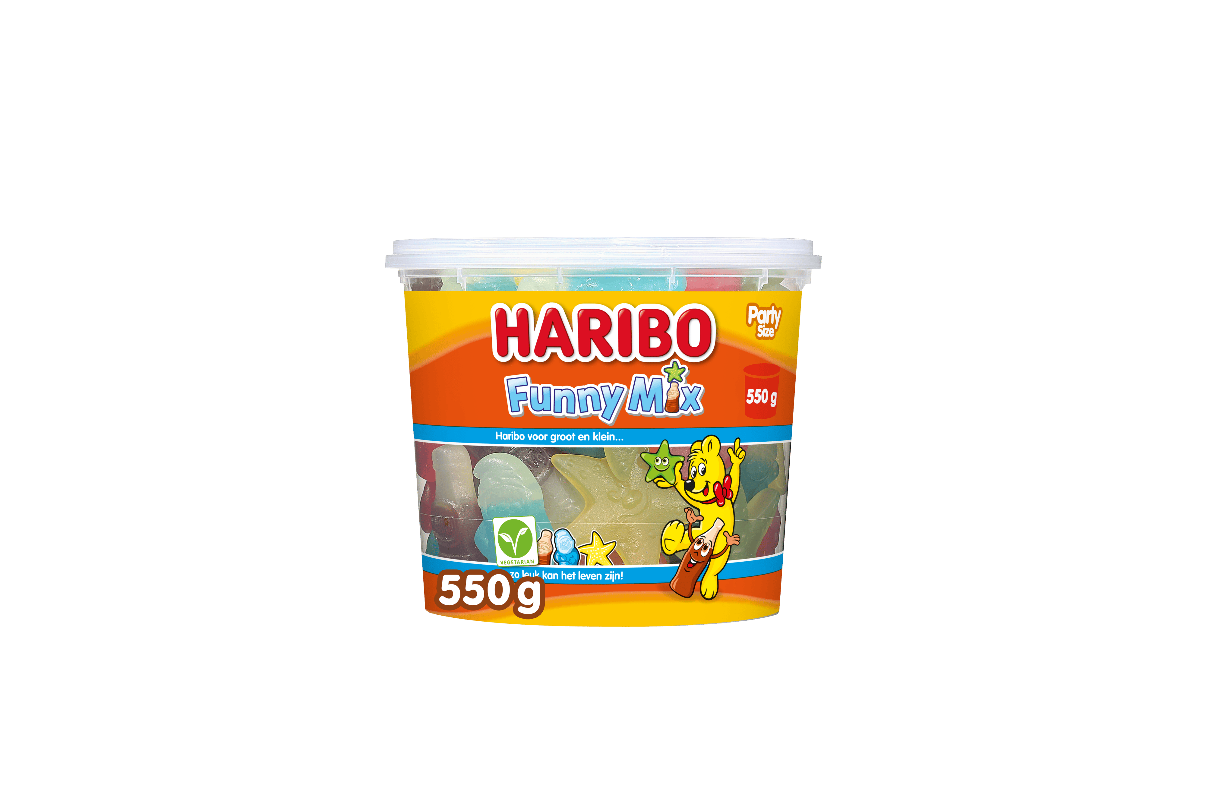 Haribo Funny mix silo Per Kuipje 550 g