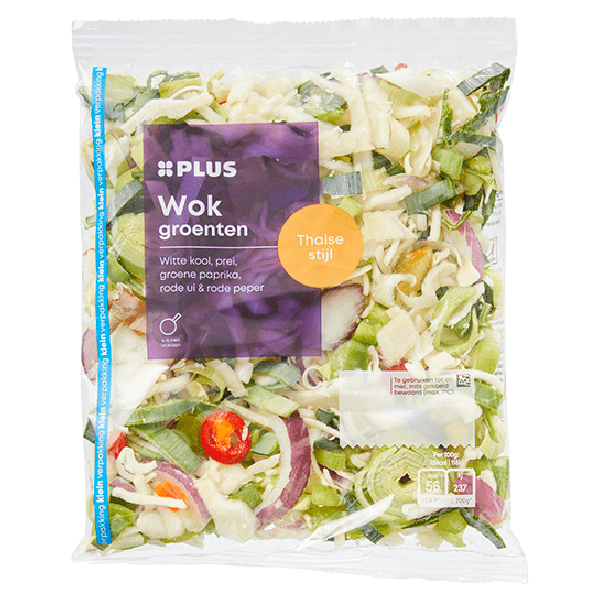 PLUS Wokgroenten Thaise stijl KVP Per Zak 250 g - PLUS