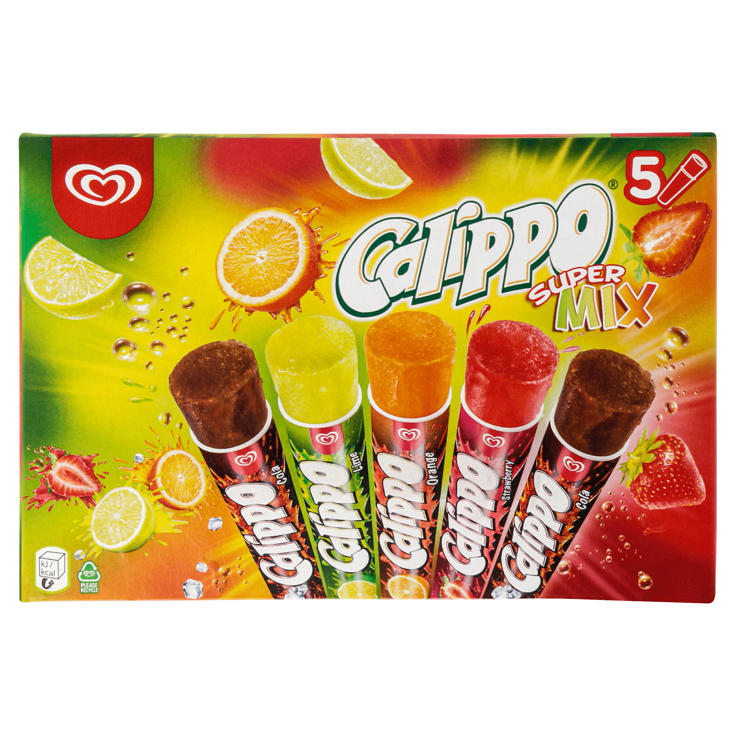 Ola Ijs Calippo supermix Per Doos 5 st