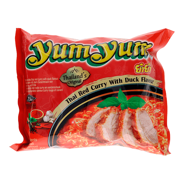 Yum Yum Thai Red Curry Duck Per Zak 60 g