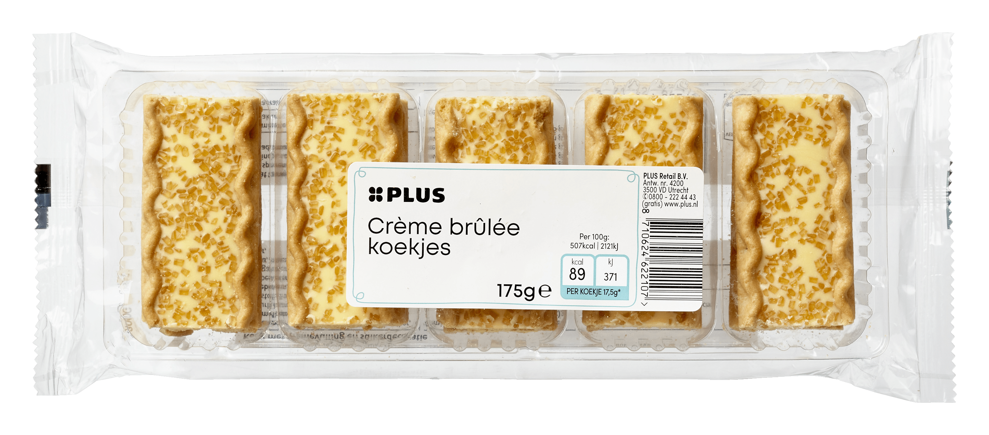 PLUS Cr me Brul e Koekjes Per Tray 175 G plus-cr-me-brul-e-koekjes-per-tray-175-g