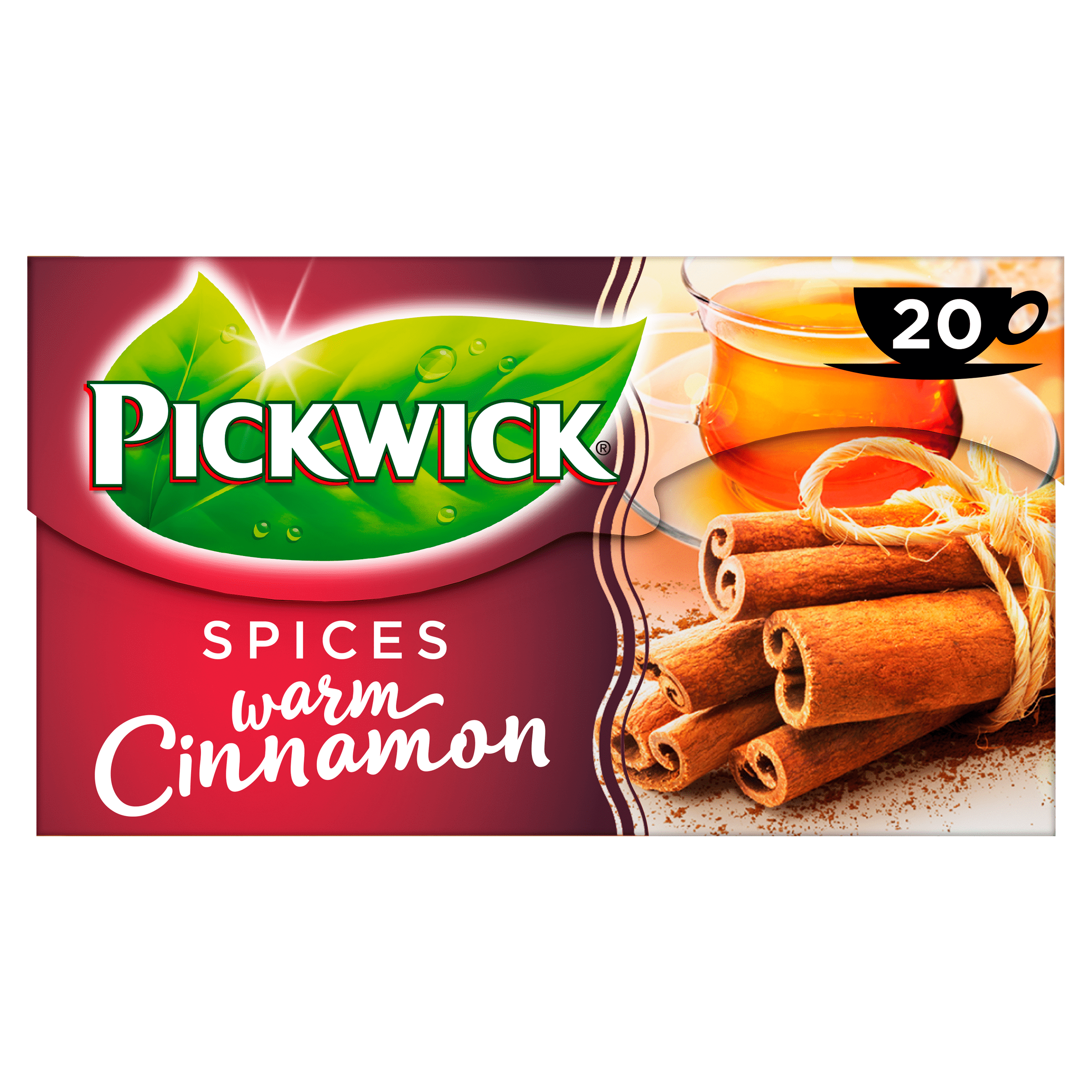 Pickwick Spices kaneel zwarte thee Per Doos 20 st