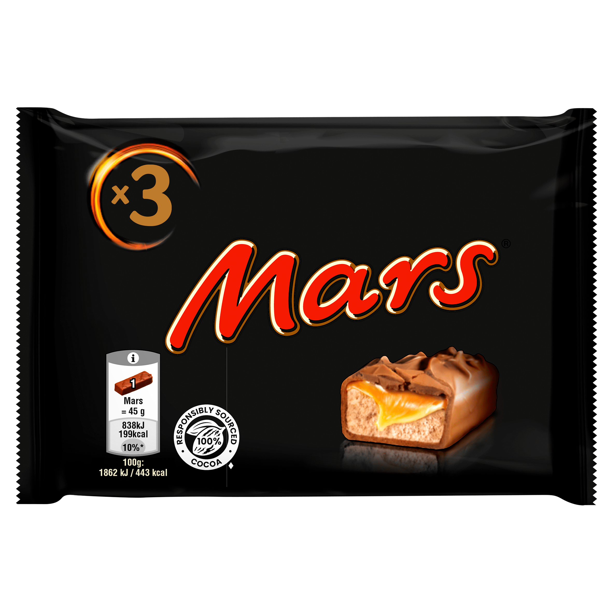 Mars Melk chocolade karamel repen Per Pak 135 g