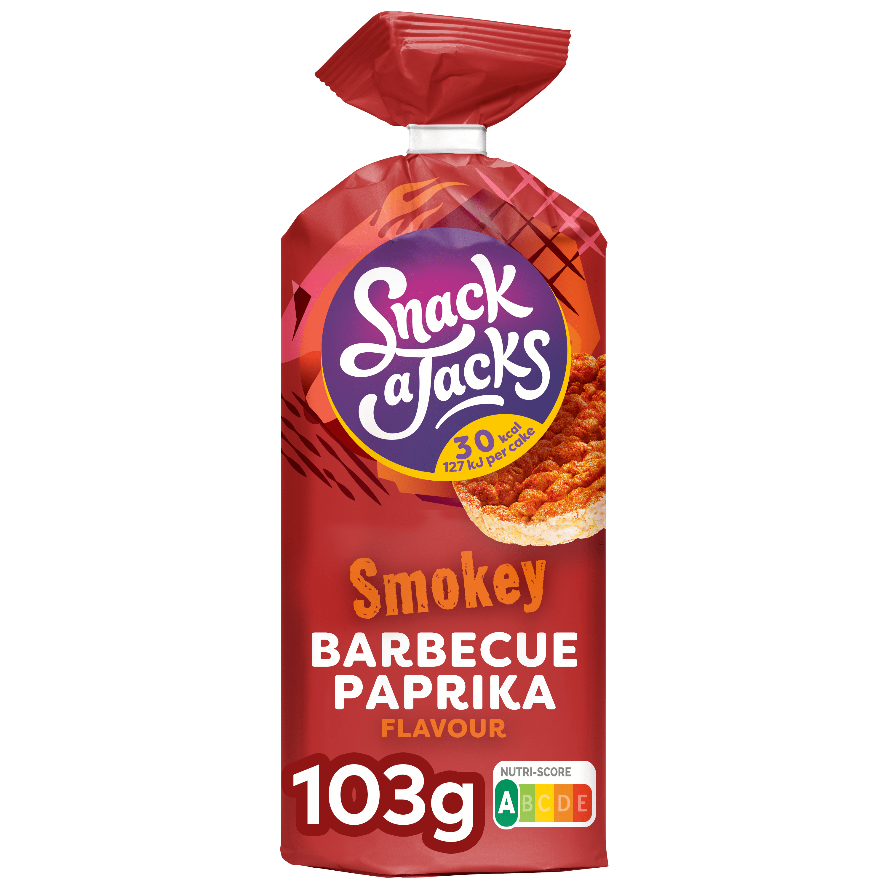 Snack A Jacks Barbecue paprika Per Zak 103 g
